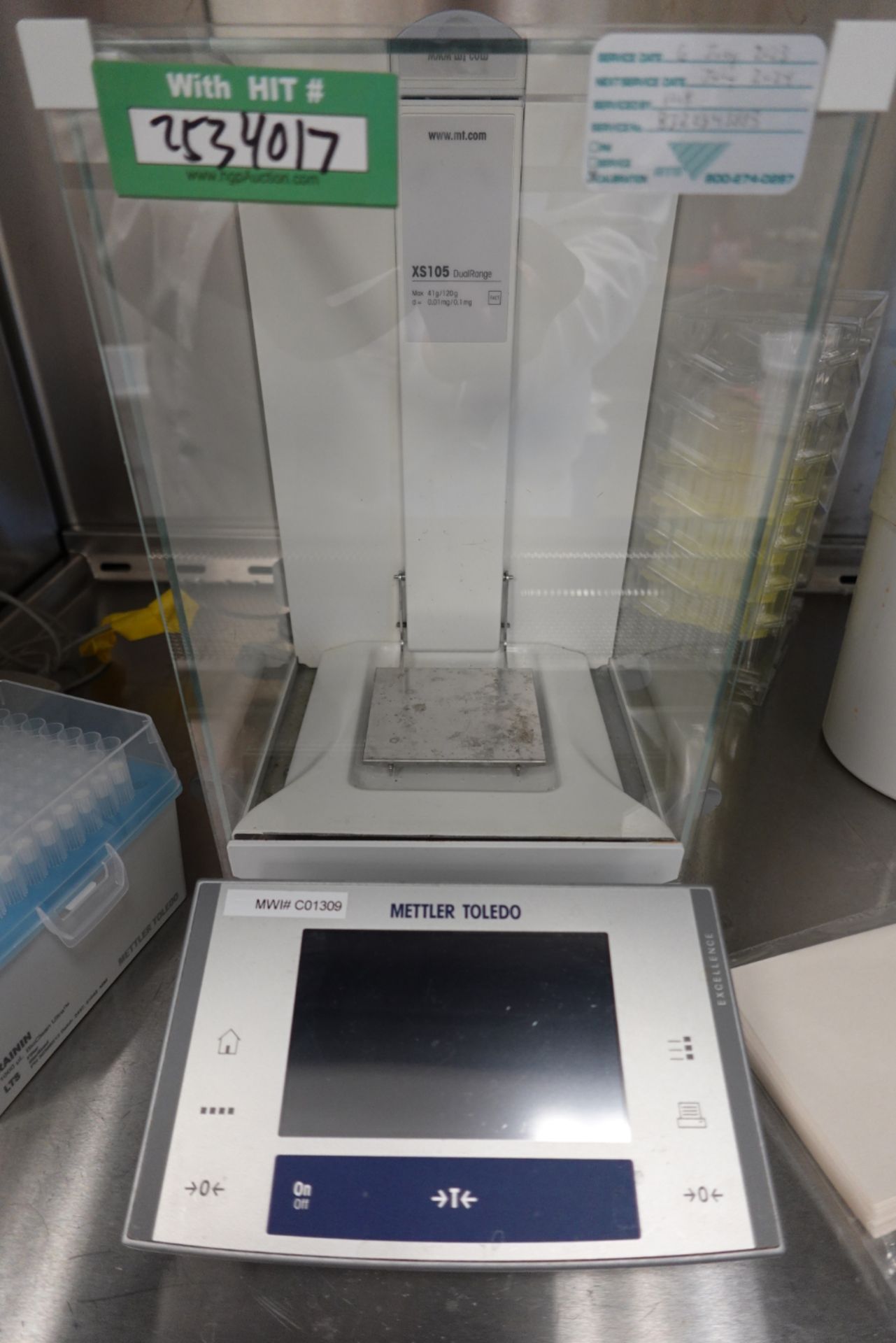 Mettler Toledo AT261 Lot of (2) Analytical Balances. [Tag:2534017]