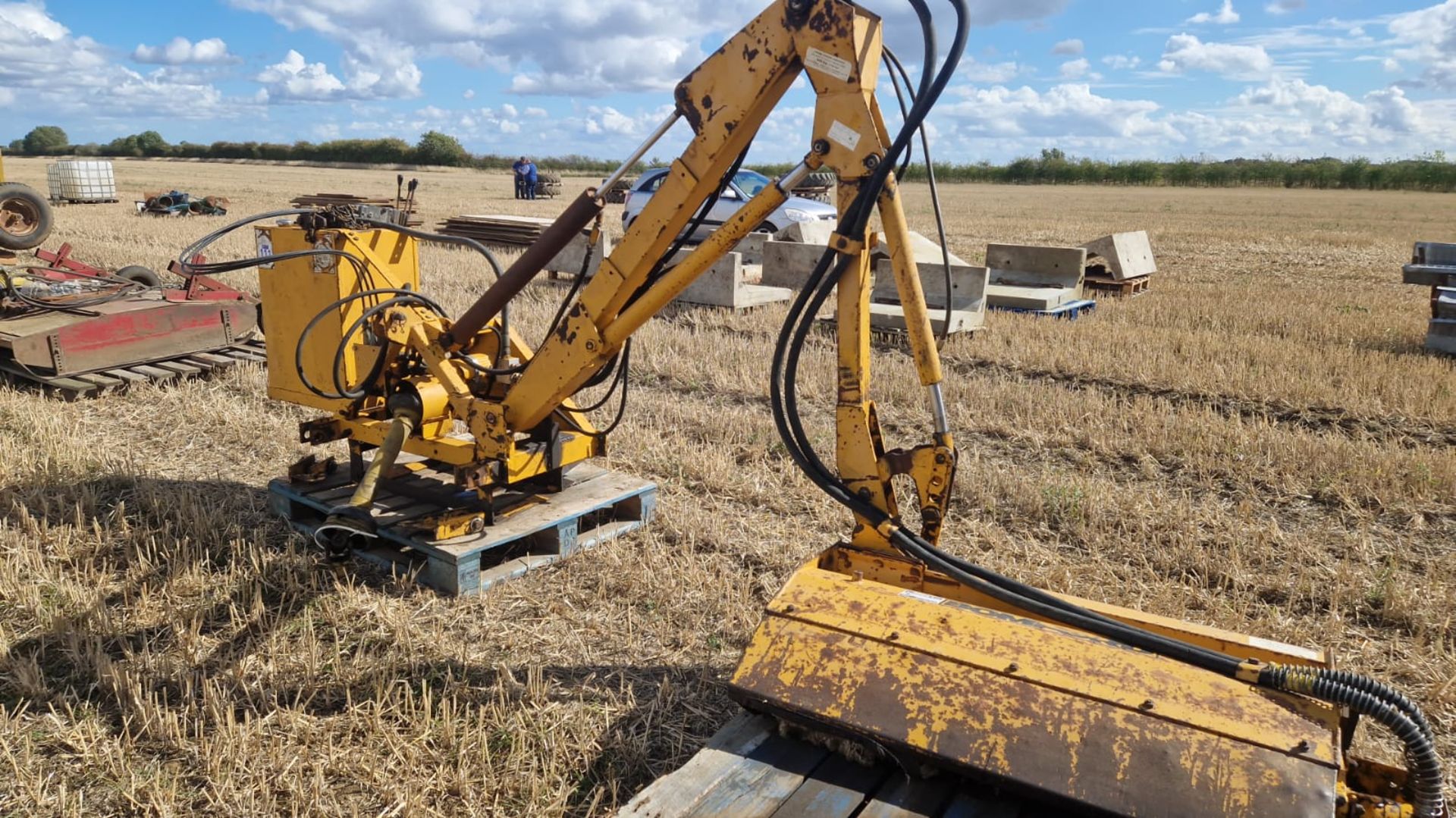 Bomford Farmtrim 435 side arm flail mower, 1.15m flail head, manual in ...