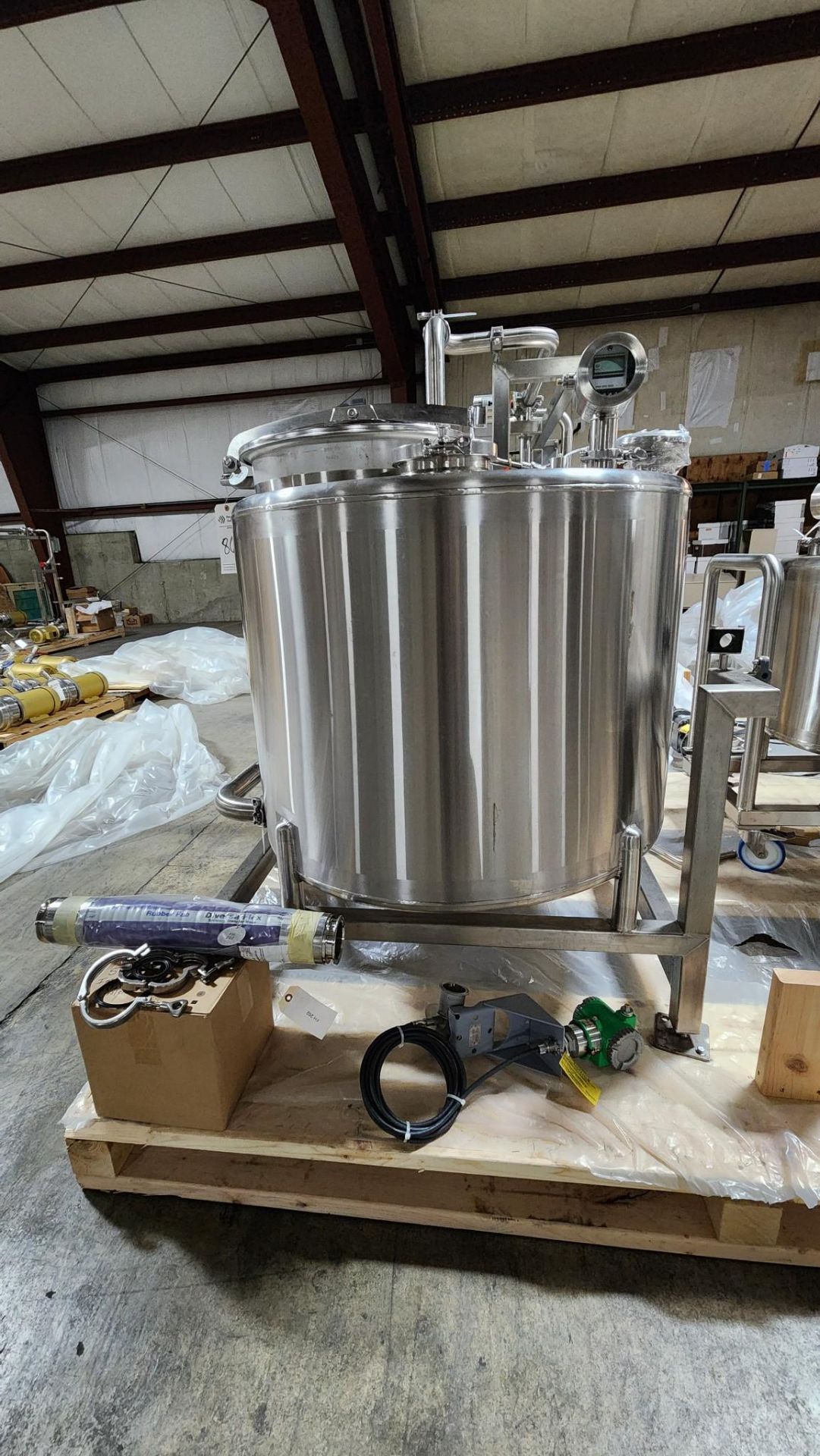 SHO-ME FABRICATION 120 GALLON S/S VESSEL BLEND TANK SMF-IPEC-8 VESSEL ...