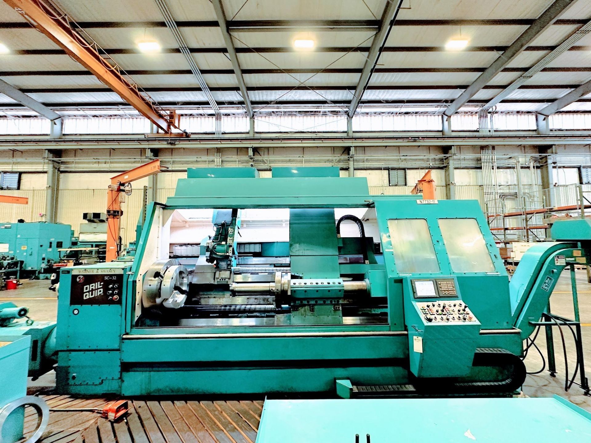 WARNER AND SWASEY SC-32/ LB5 CNC LATHE SN: 2390339 SPECIFICATIONS ...