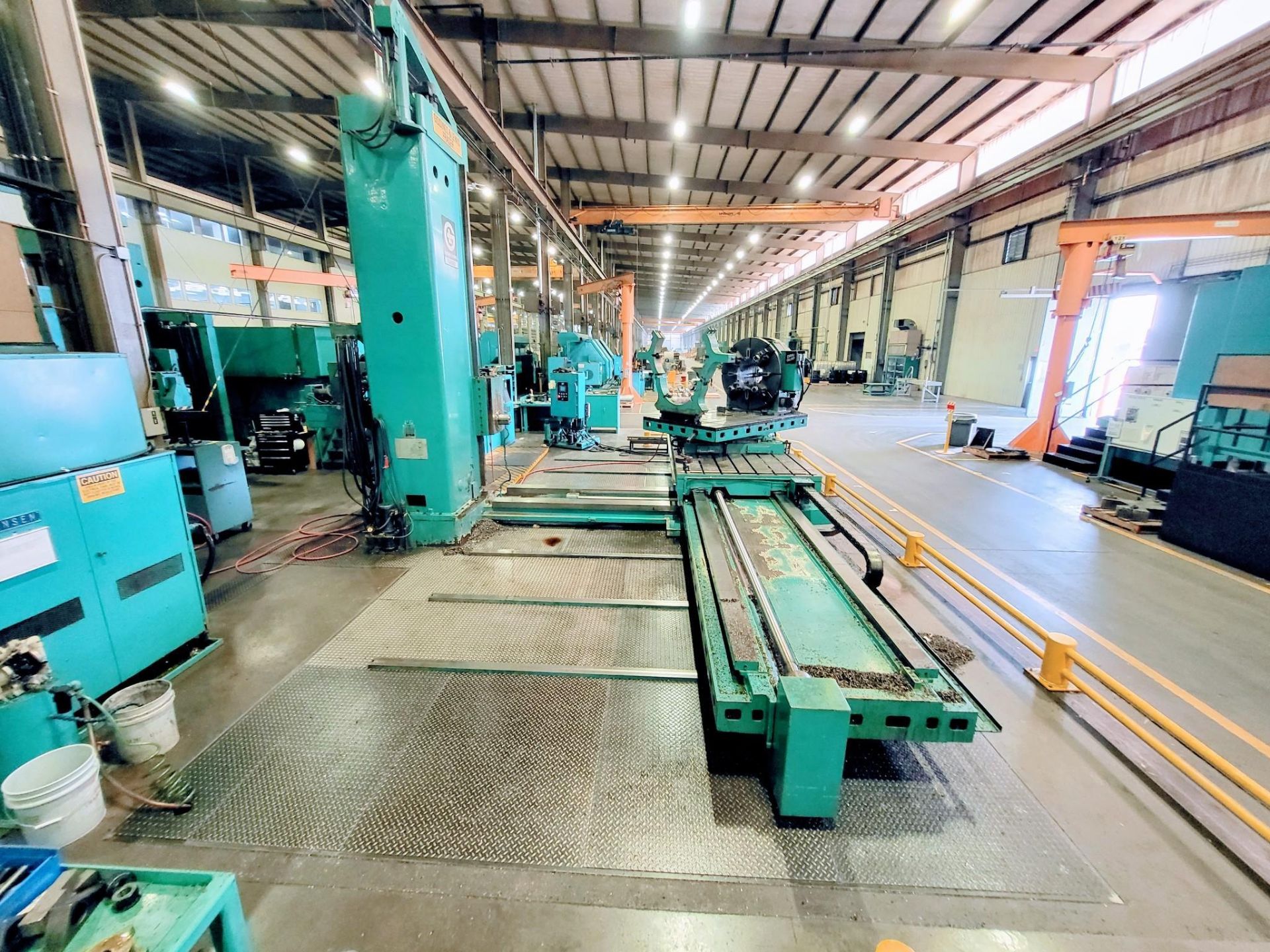 GIDDINGS AND LEWIS-FRASER G60-T CNC 6" HORIZONTAL BORING MILL SN: 450 ...