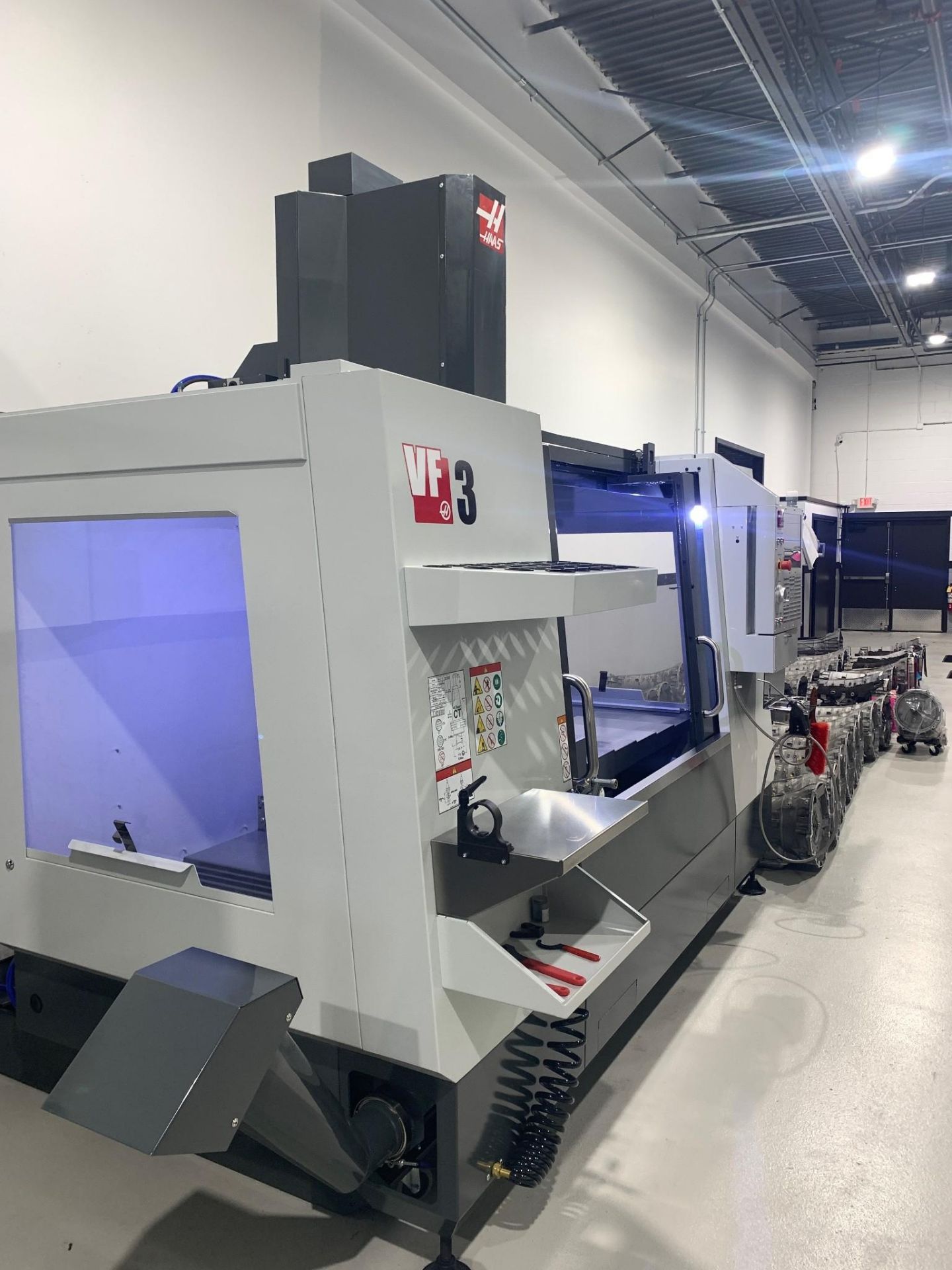 2020 HAAS VF-3 VERTICAL MACHINING CENTER - RENISHAW PROBE, 4TH AXIS ...