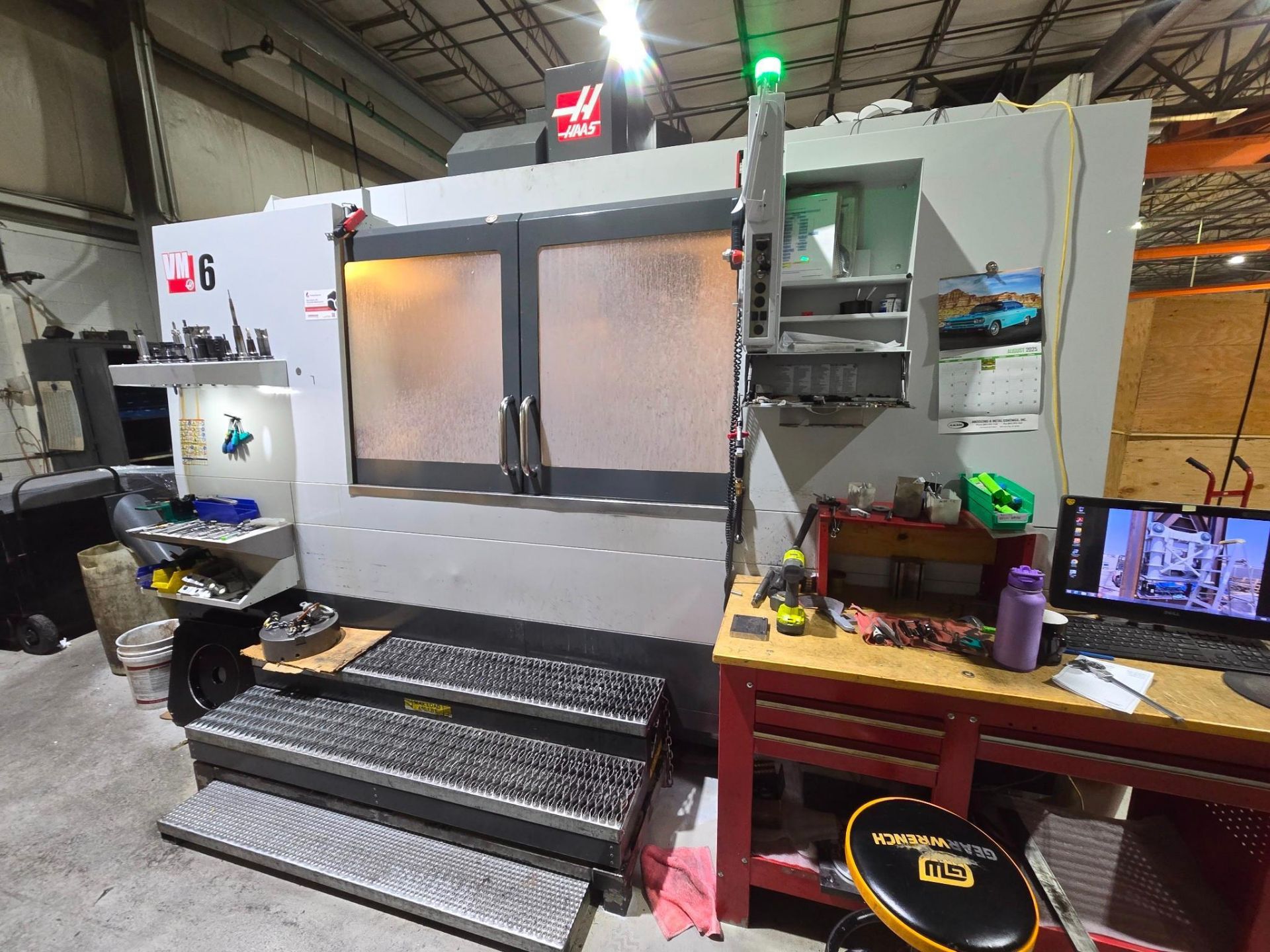 2012 HAAS VM-6 5-AXIS CNC VMC, HAAS TRUNNION TR-310, VERTICAL MACHINING ...