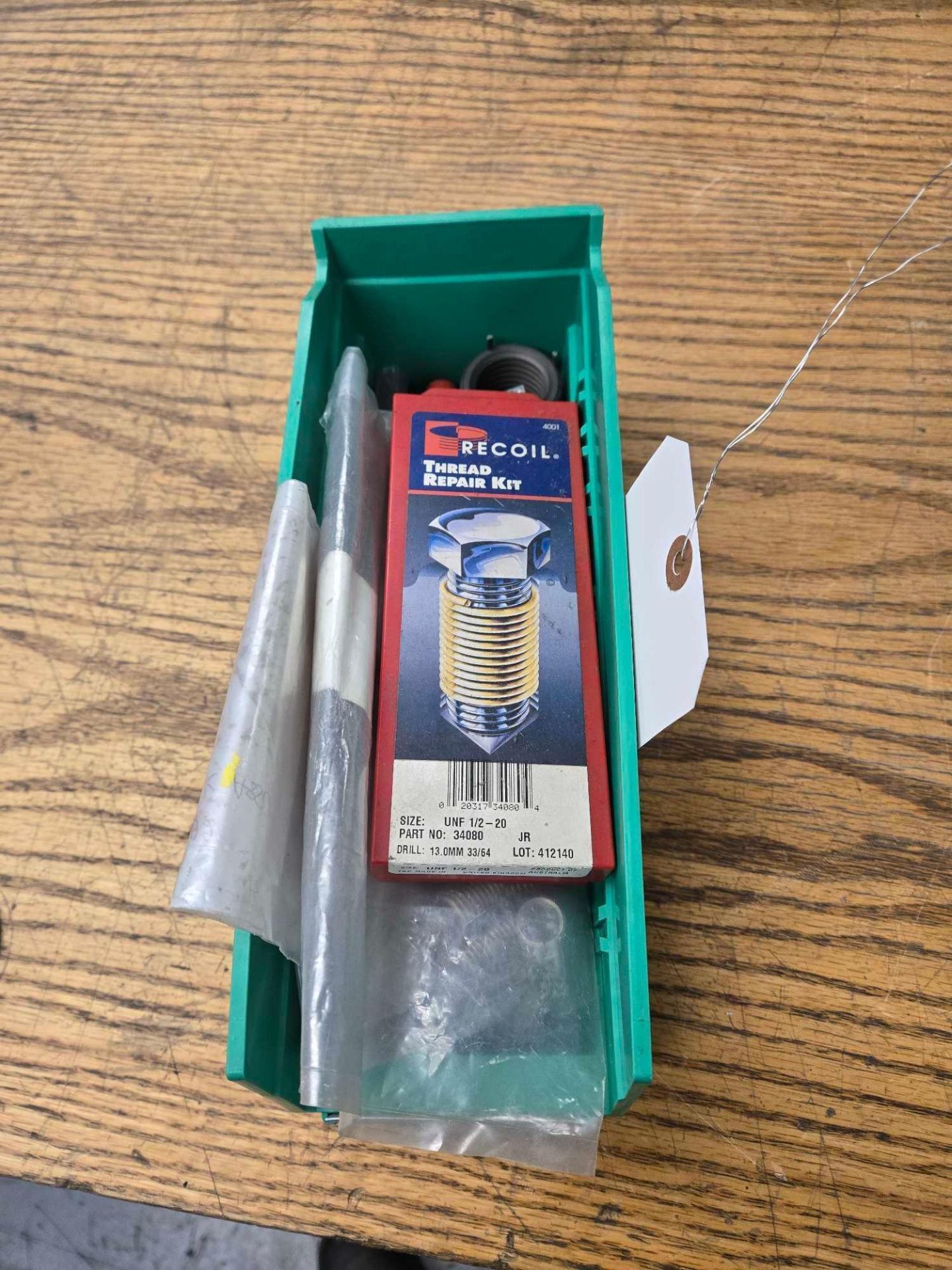 SET OF KEENSERTS, HELICOILS, INSTALLERS & TAPS IN ORGANIZER NO OUT OF ...