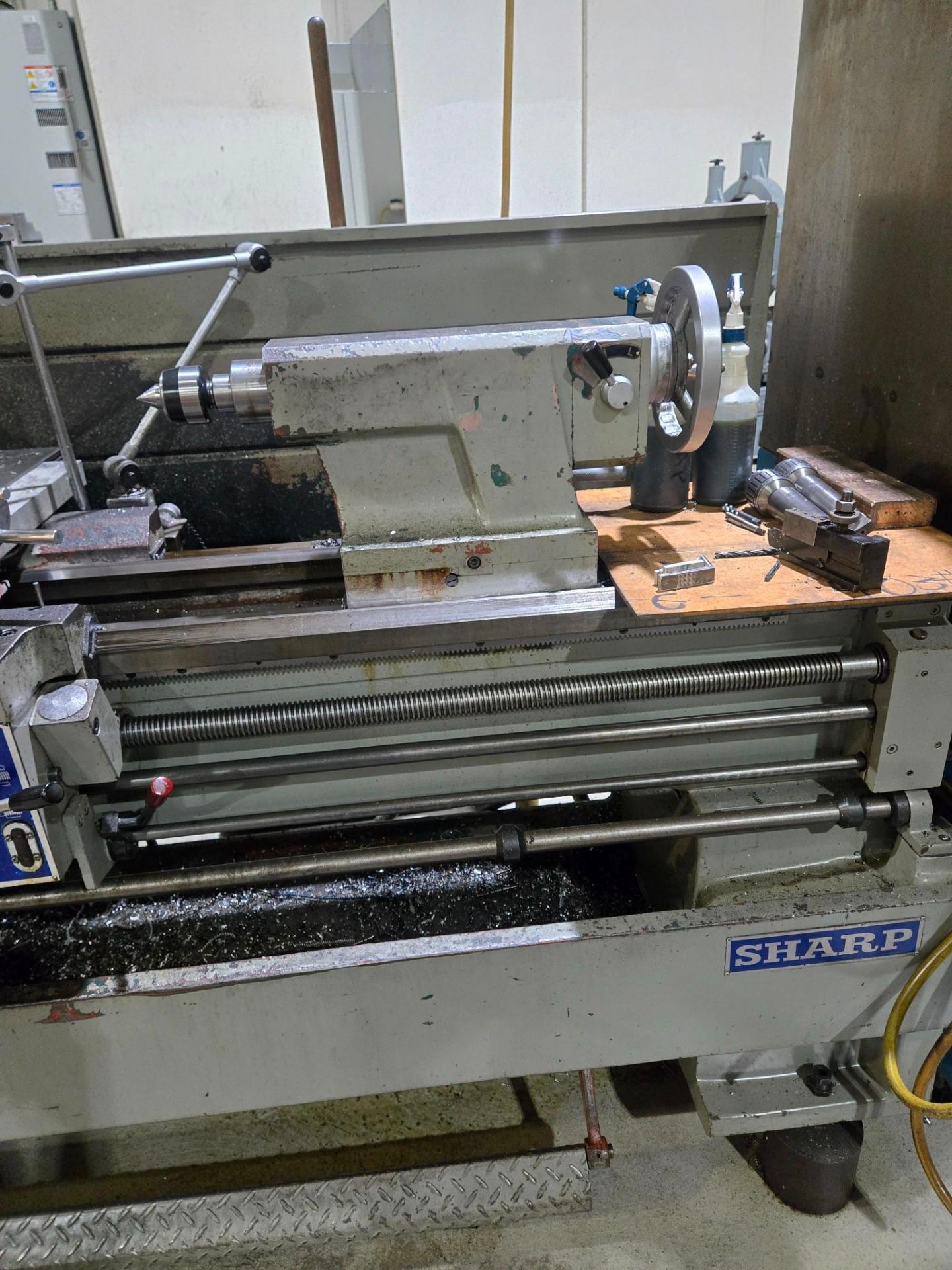 1996 SHARP 2060GW ENGINE LATHE, DRO, TOOLING INCLUDED SN: 5812007 ...