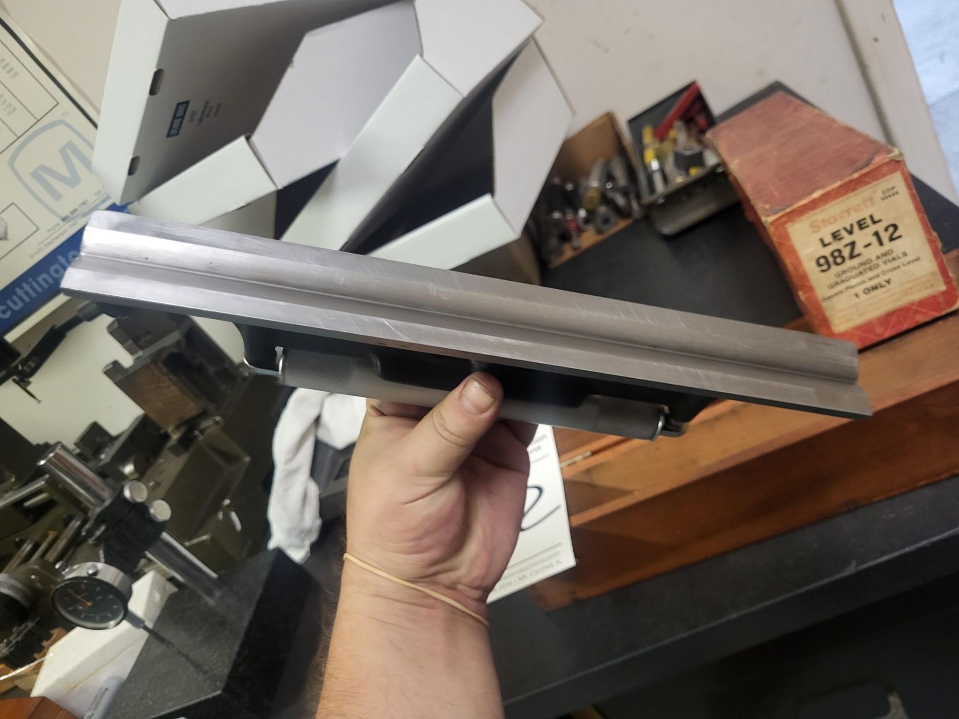 STARRETT 98Z-12 GROUND AND GRADUATED VIAL LEVEL NO OUT OF STATE ...
