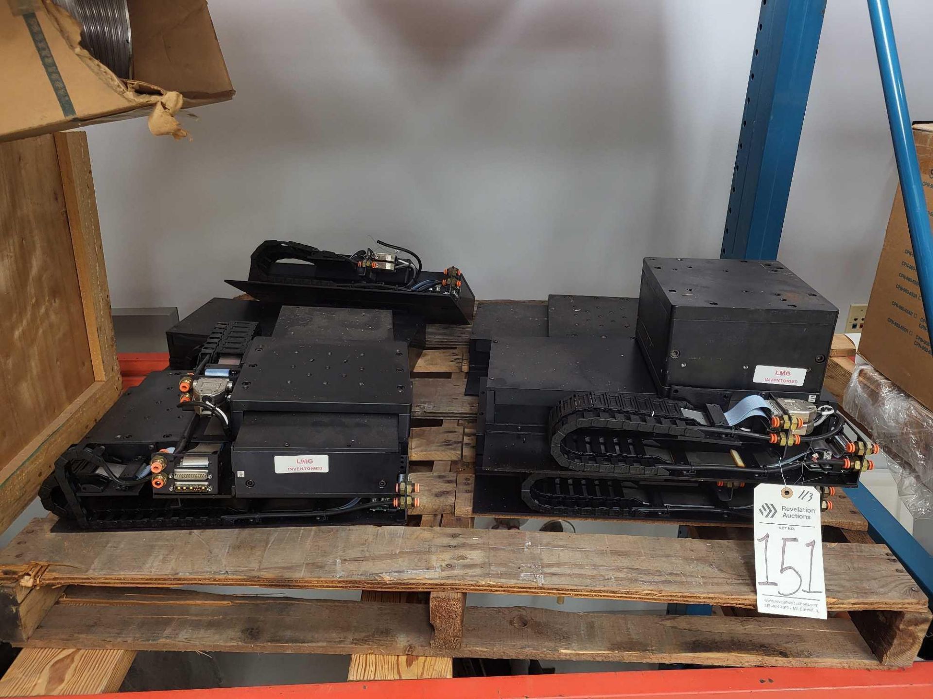 PALLETS OF AEROTECH ALS25020 LINEAR MOTOR POSITIONING STAGE MOTION ...