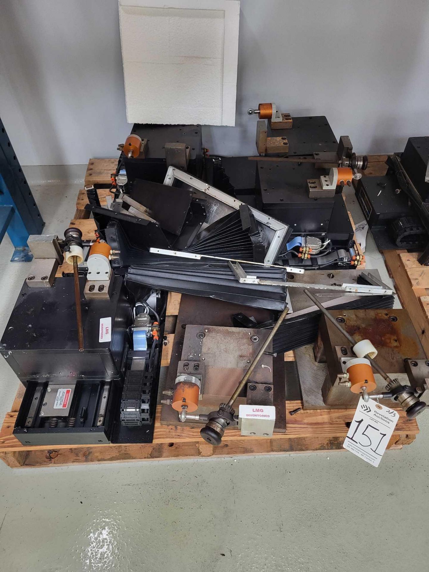PALLETS OF AEROTECH ALS25020 LINEAR MOTOR POSITIONING STAGE MOTION ...