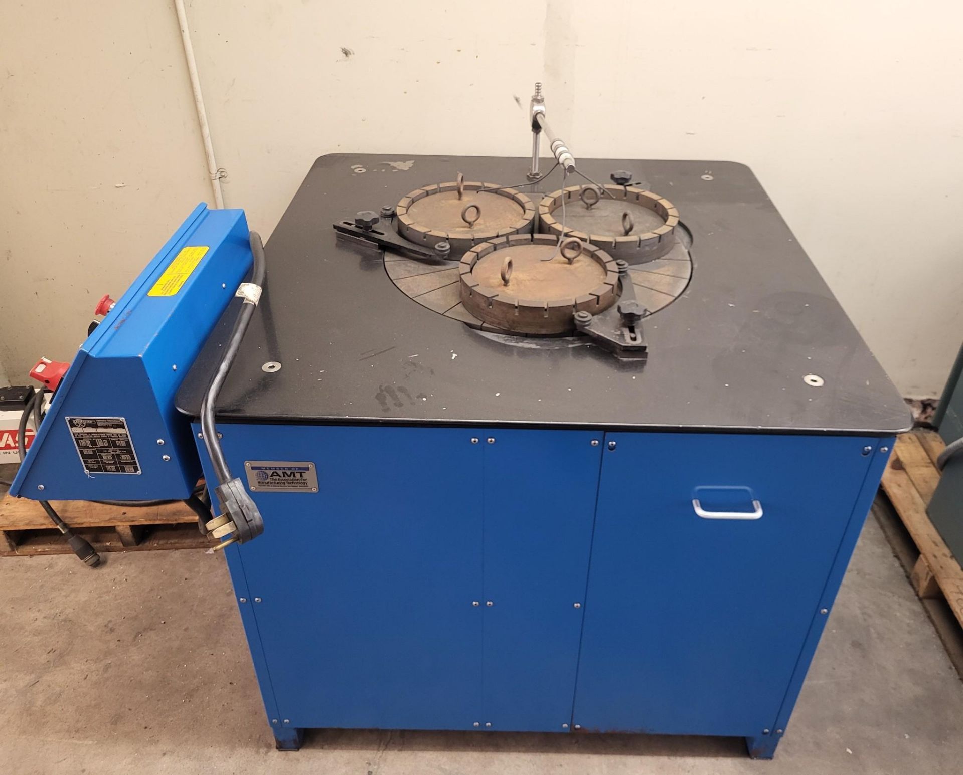 LAPMASTER MODEL 24 SINGLE SIDED 24 INCH PLATE DIAMETER LAPPING MACHINE ...