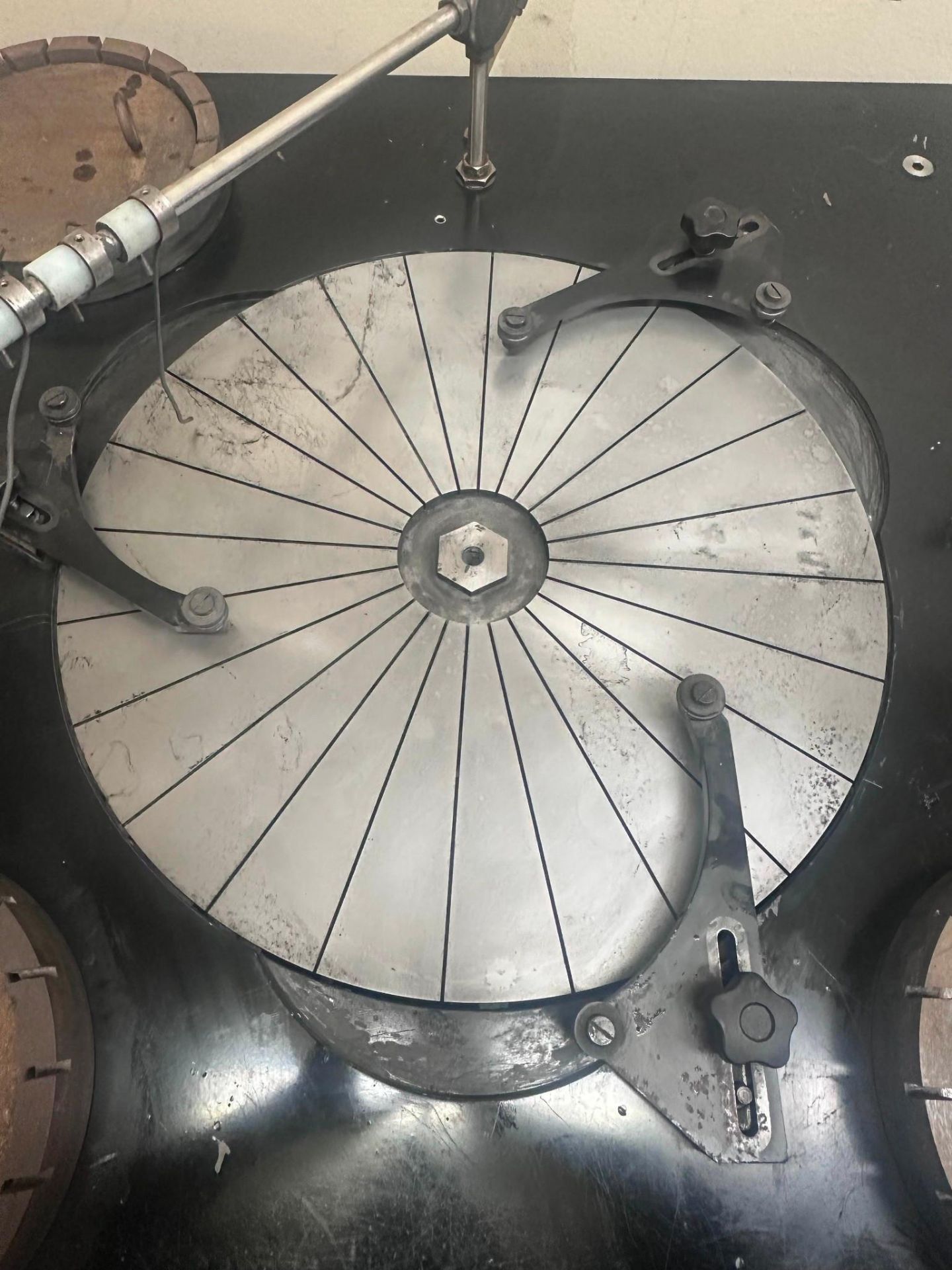 LAPMASTER MODEL 24 SINGLE SIDED 24 INCH PLATE DIAMETER LAPPING MACHINE ...