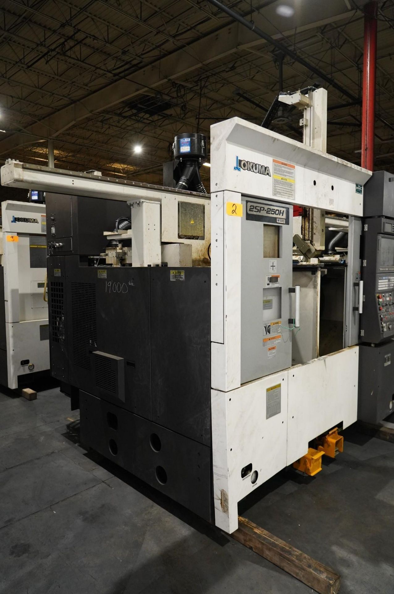 2017 OKUMA 2SP-250H TWIN SPINDLE TWIN TURRET CNC TURNING CENTER MAX ...
