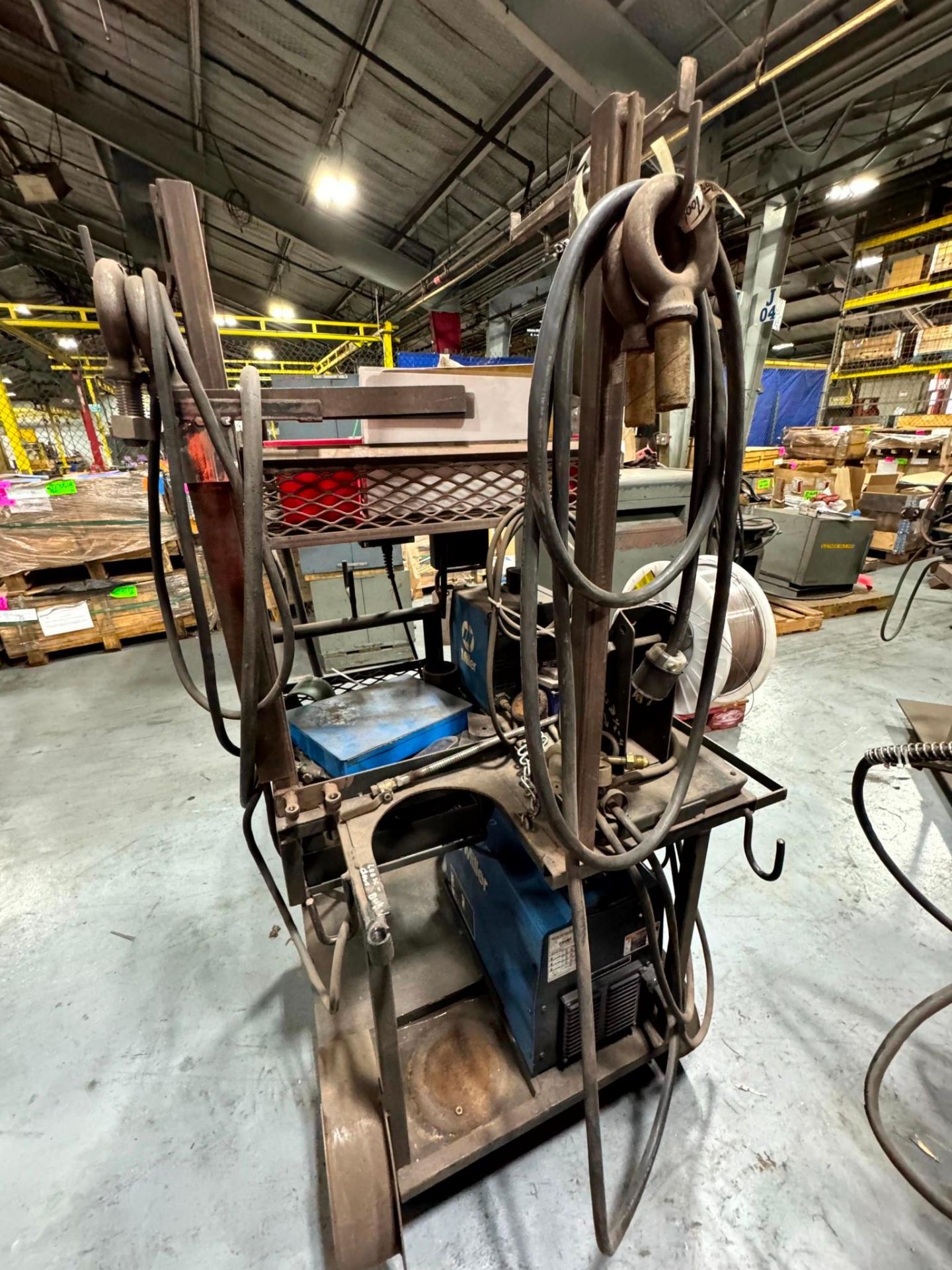 MILLER XMT 304 CC/CV DC INVERTER ARC WELDER, MILLER 80 SERIES WIRE ...