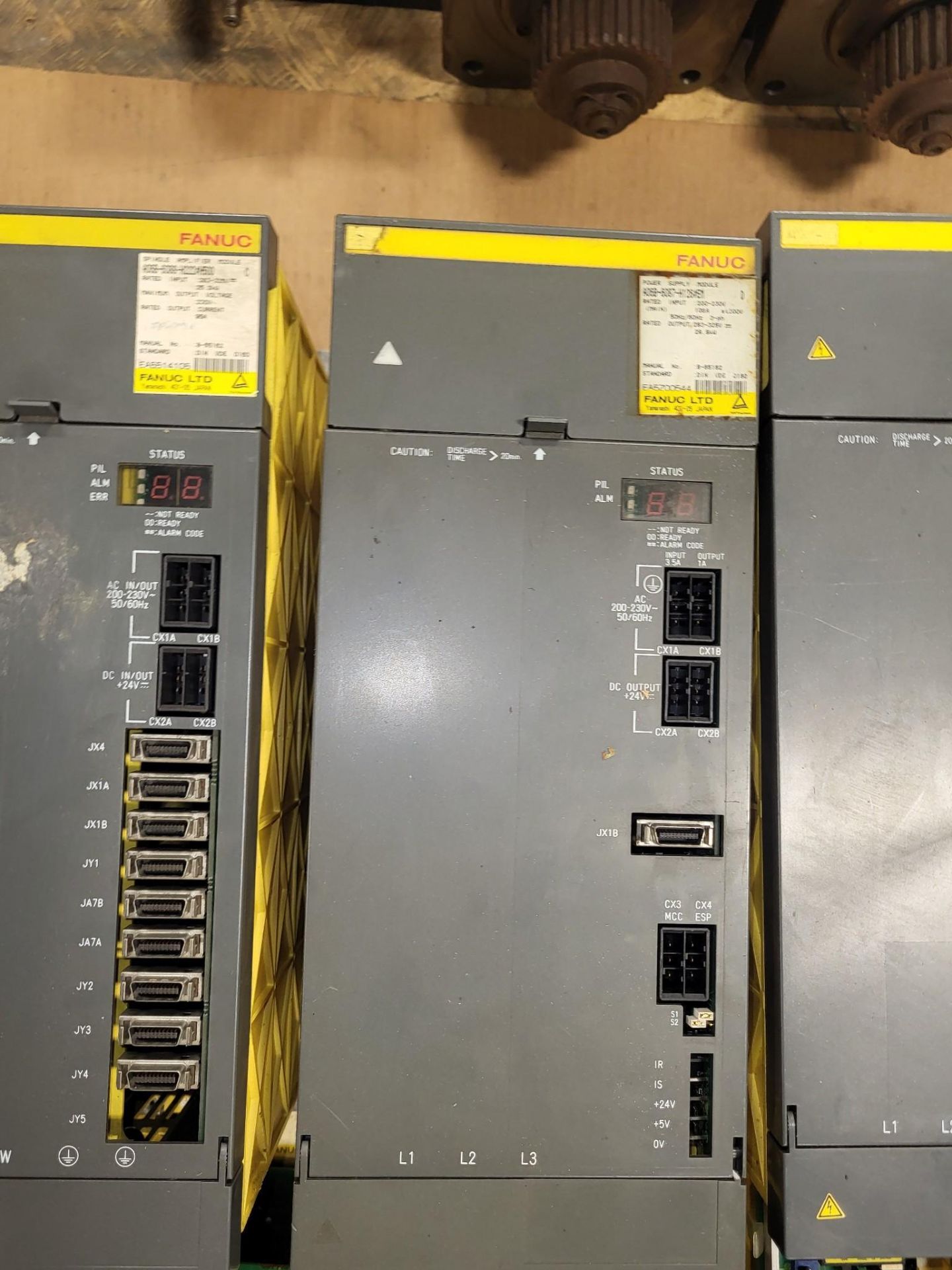 ASSORTED FANUC SPINDLE SERVO AND SPINDLE AMP UNITS Item Location ...