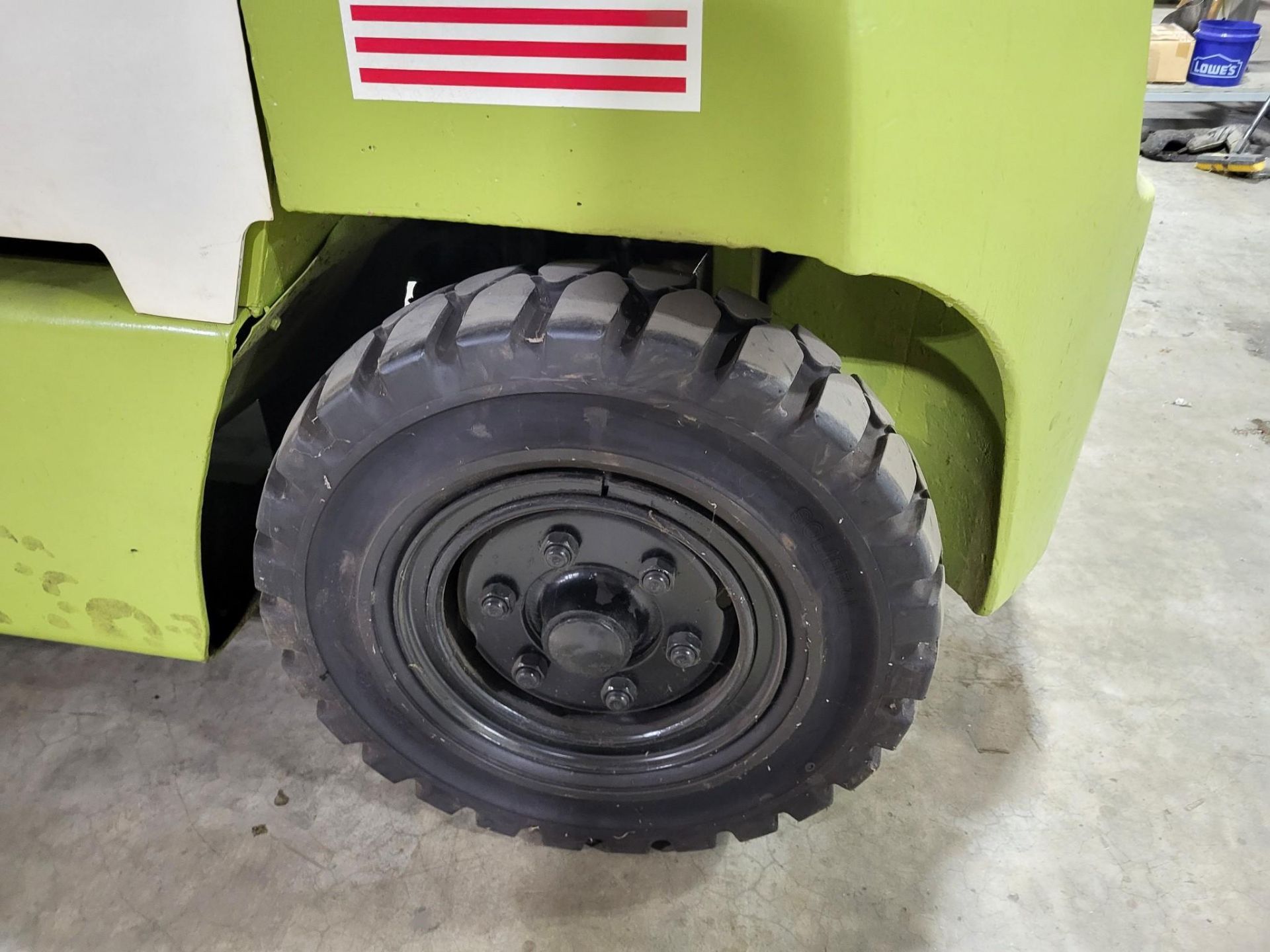 1968 CLARK C500Y 120 12,000LB CAPACITY LP FORKLIFT WITH ENGINE REBUILT ...
