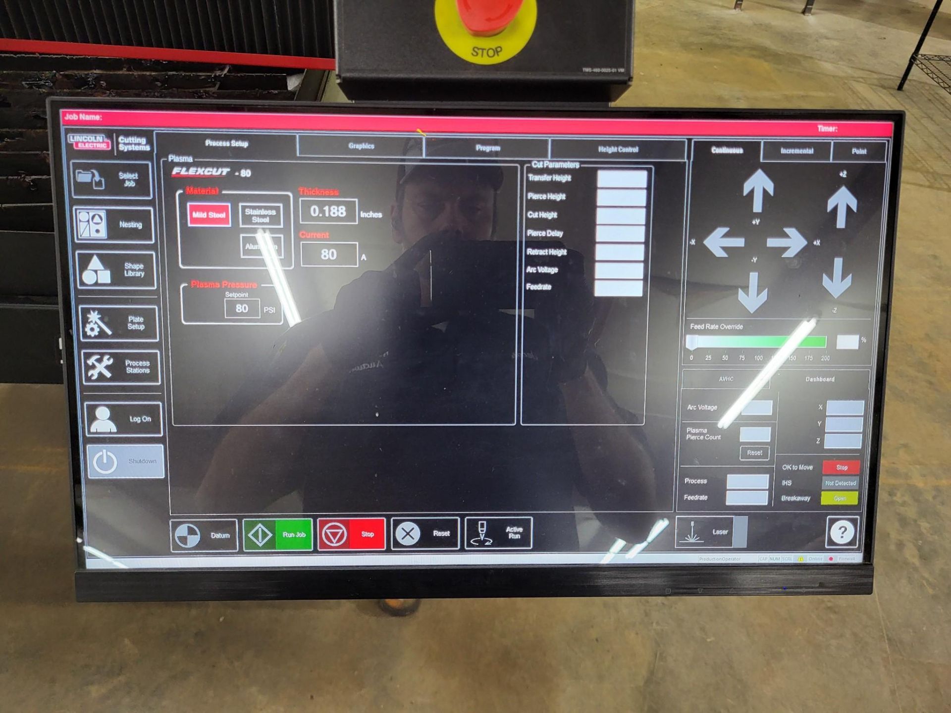 LINCOLN ELECTRIC 4510 TORCHMATE CNC PLASMA CUTTING TABLE WITH ACCUMOVE ...