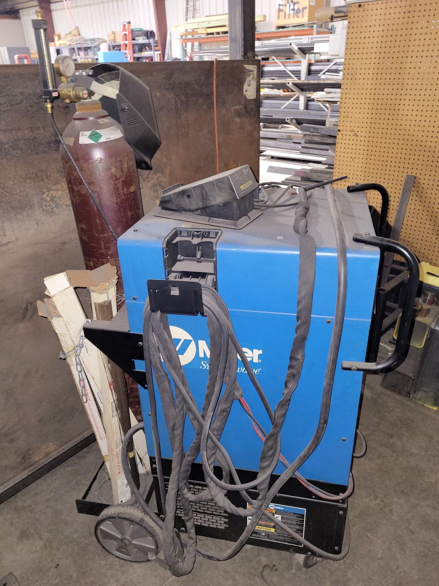 MILLER SYNCROWAVE 250 DX TIG/STICK RUNNER WELDER *TANK NOT INCLUDED SN ...
