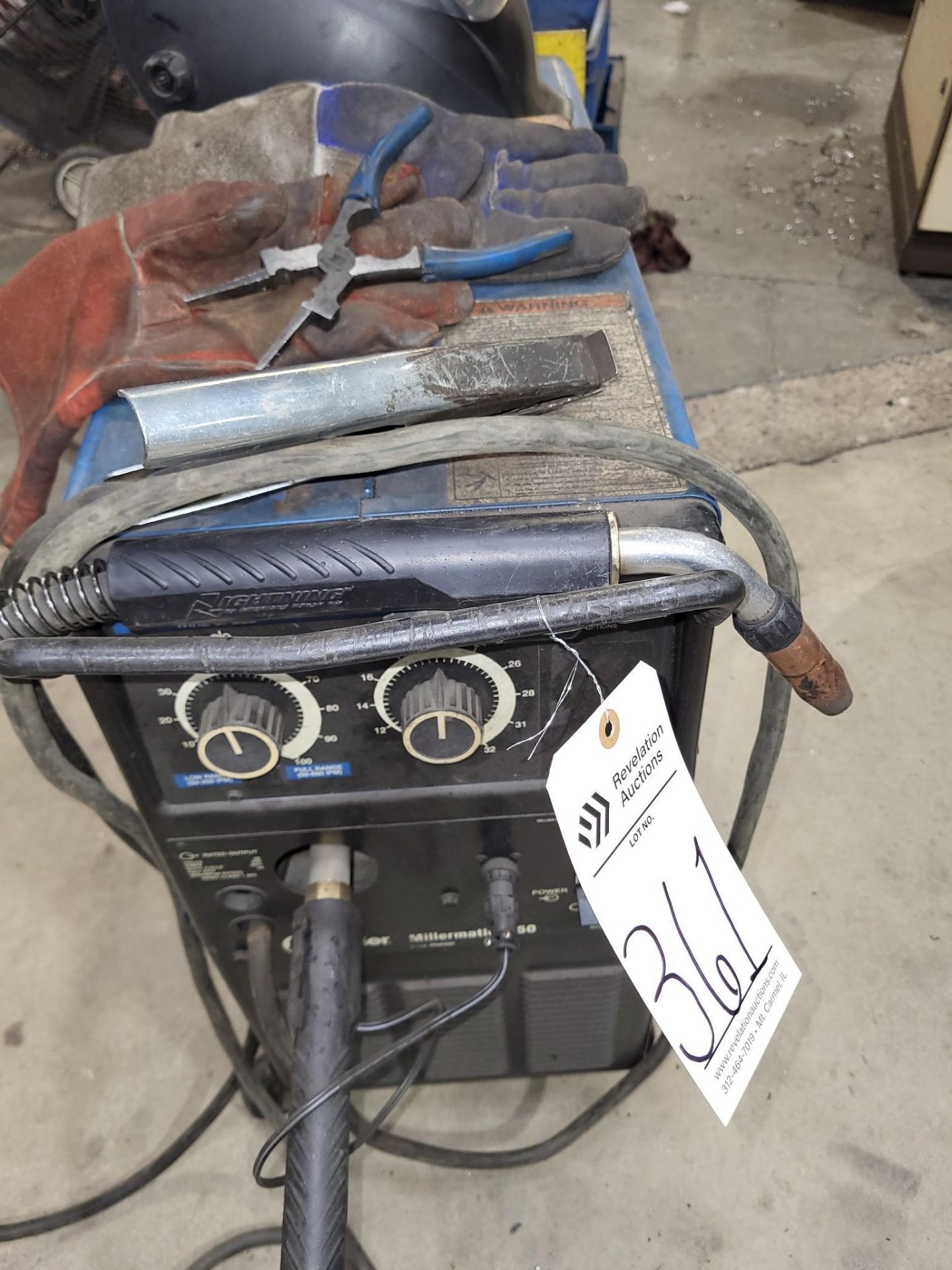 MILLER MILLERMATIC 250 MIG WELDER WITH ACCESSORIES *TANK NOT INCLUDED ...