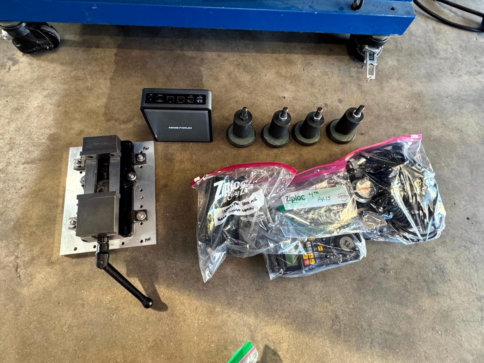 INTELITEK PROMILL 8000 CNC MACHINING CENTER, 4TH AXIS, VISE & TOOLING ...