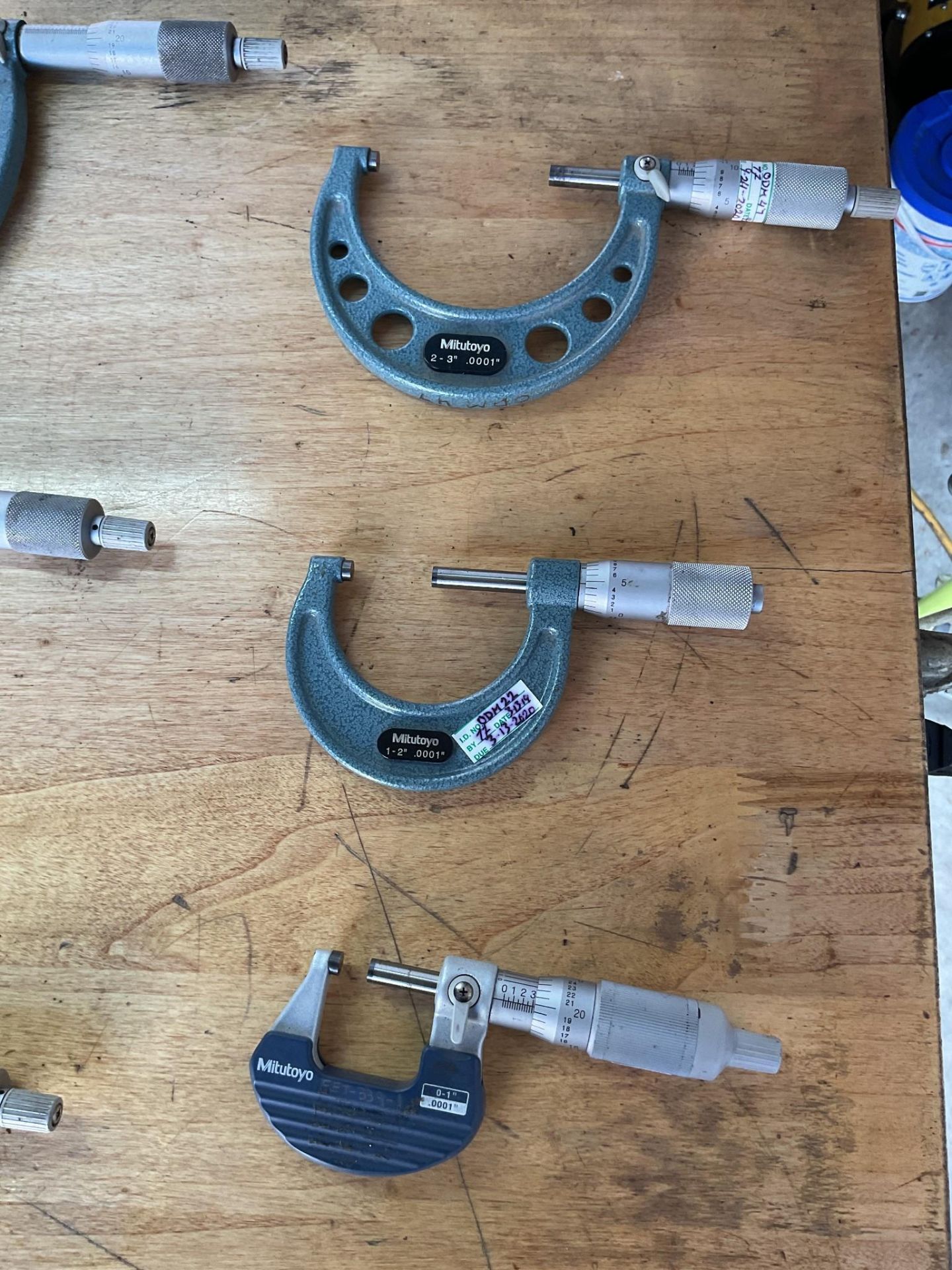 MITUTOYO 0-6" OUTSIDE MICROMETER SET, MODEL NUMBER 103-907-01 OR OMST ...