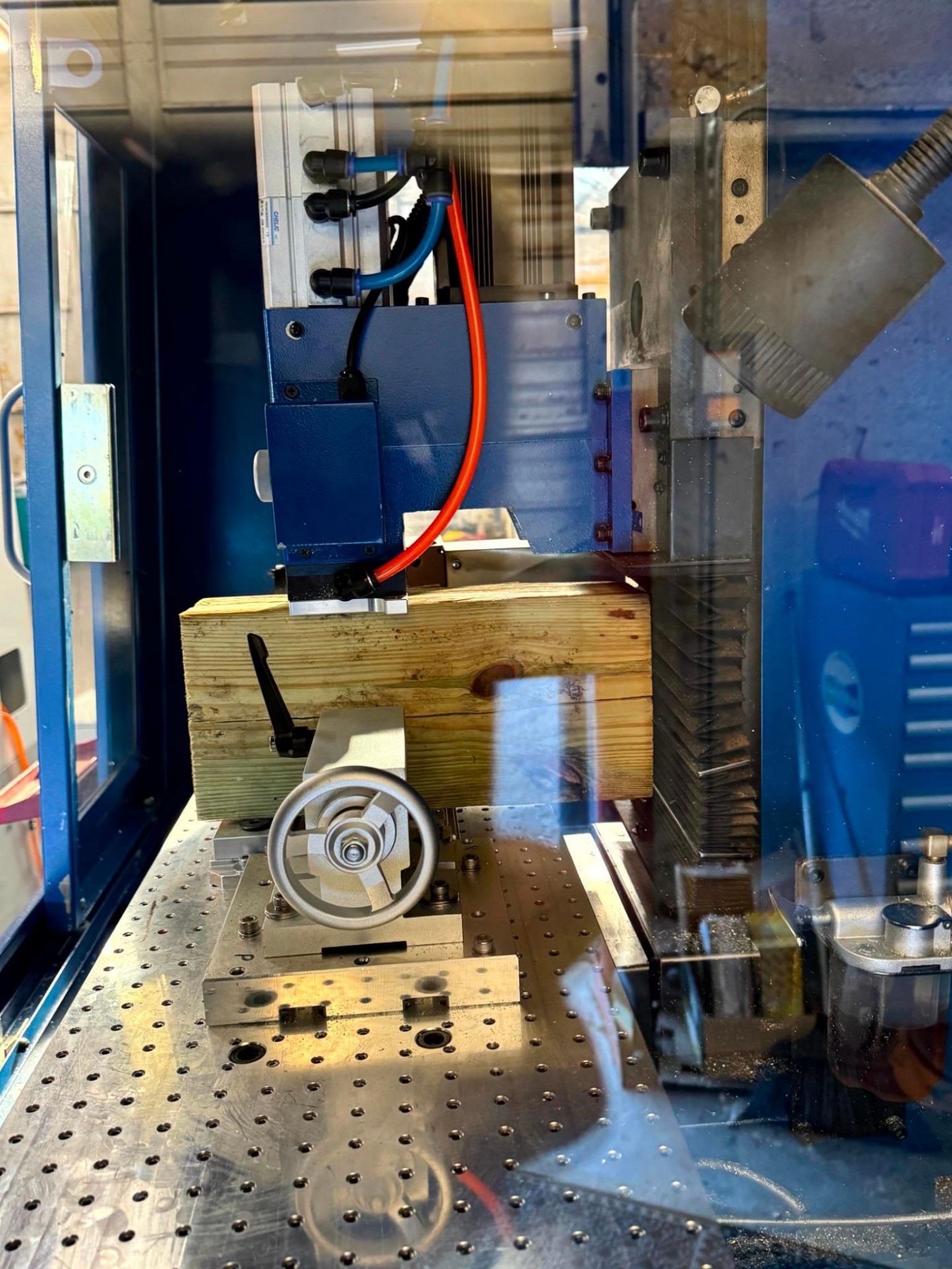 INTELITEK PROMILL 8000 CNC MACHINING CENTER, 4TH AXIS, VISE & TOOLING ...