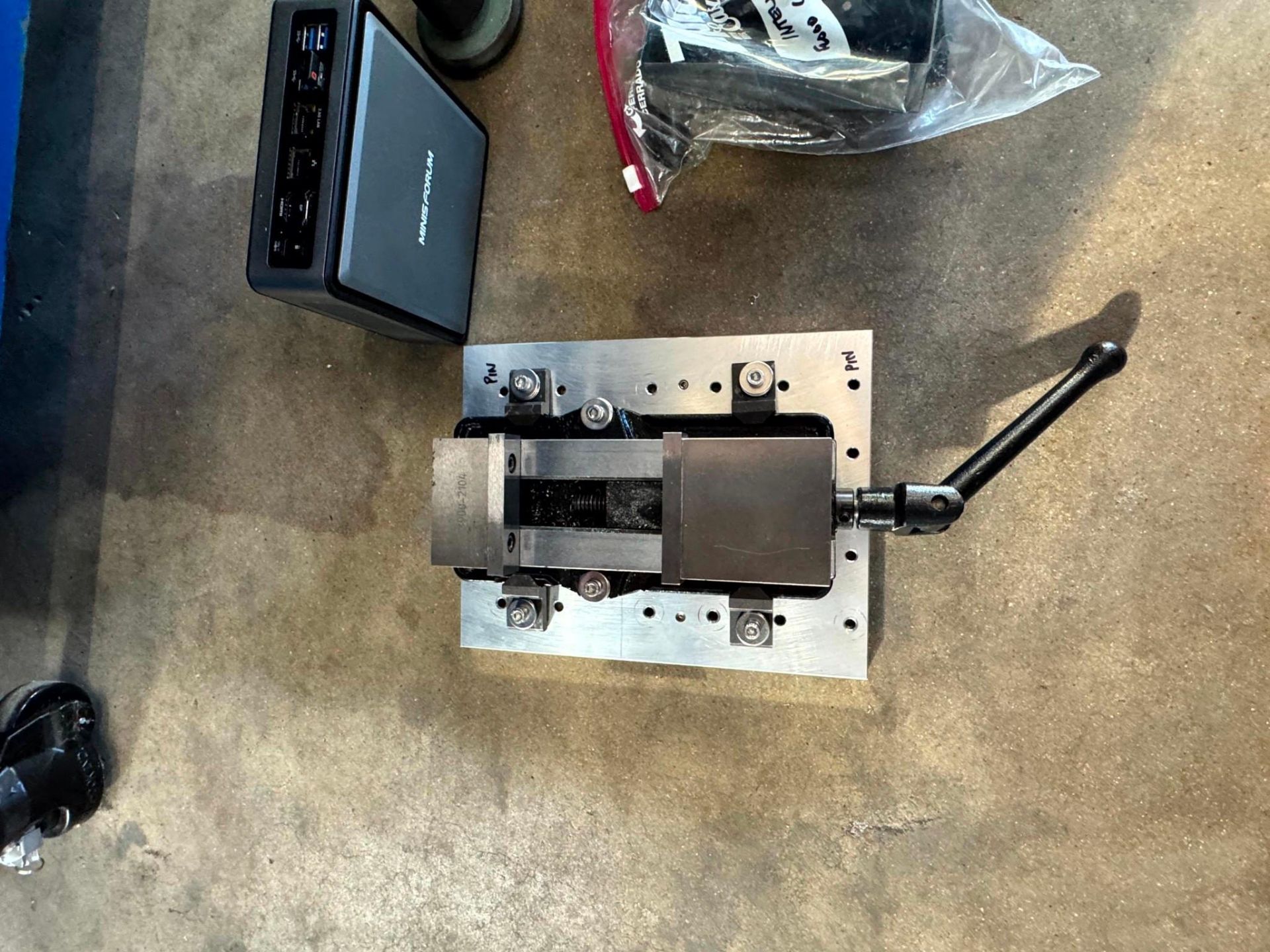 INTELITEK PROMILL 8000 CNC MACHINING CENTER, 4TH AXIS, VISE & TOOLING ...