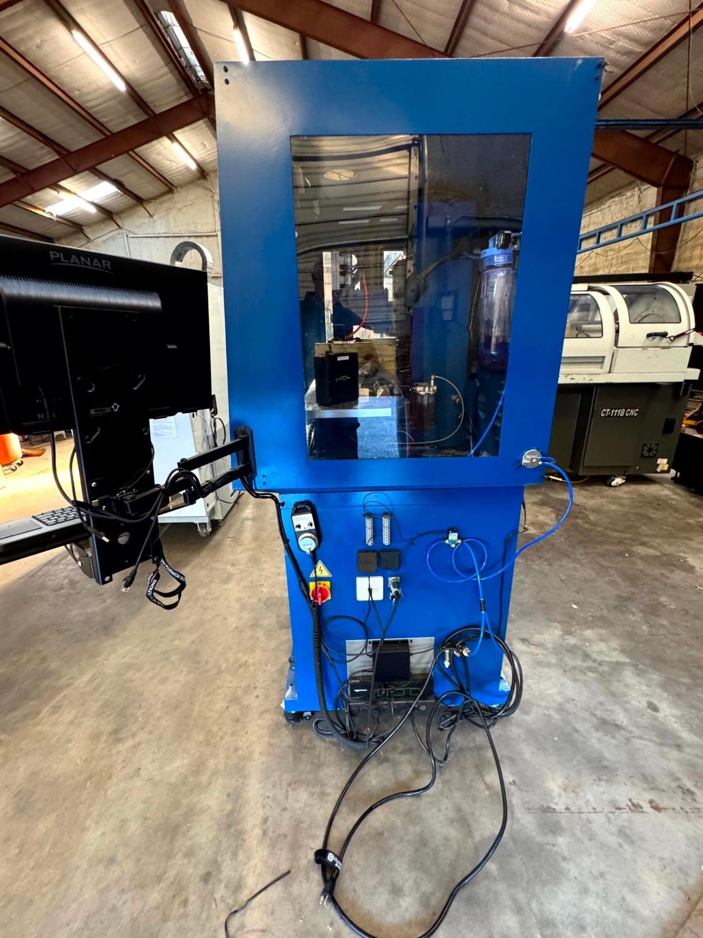 INTELITEK PROMILL 8000 CNC MACHINING CENTER, 4TH AXIS, VISE & TOOLING ...