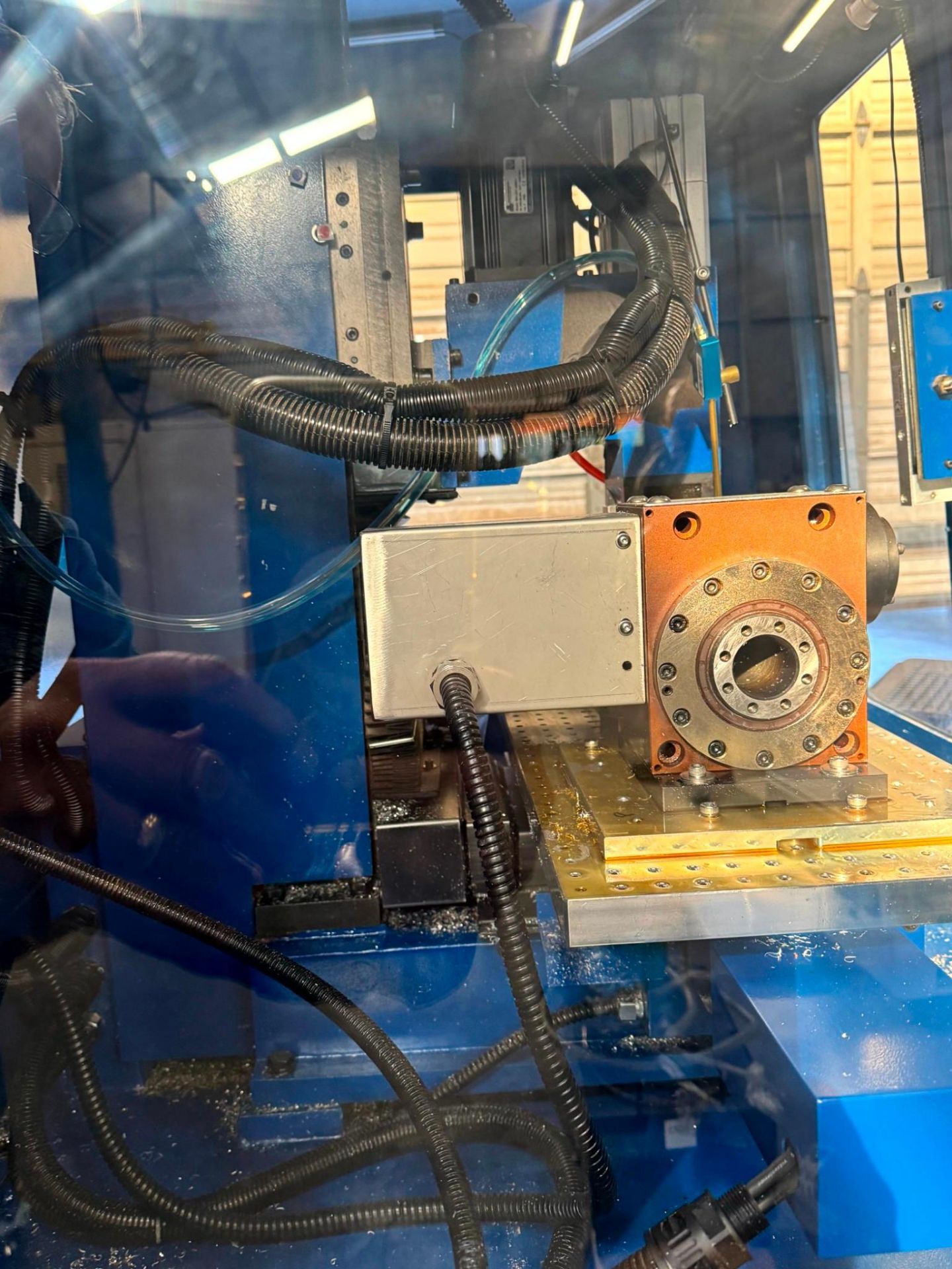 INTELITEK PROMILL 8000 CNC MACHINING CENTER, 4TH AXIS, VISE & TOOLING ...