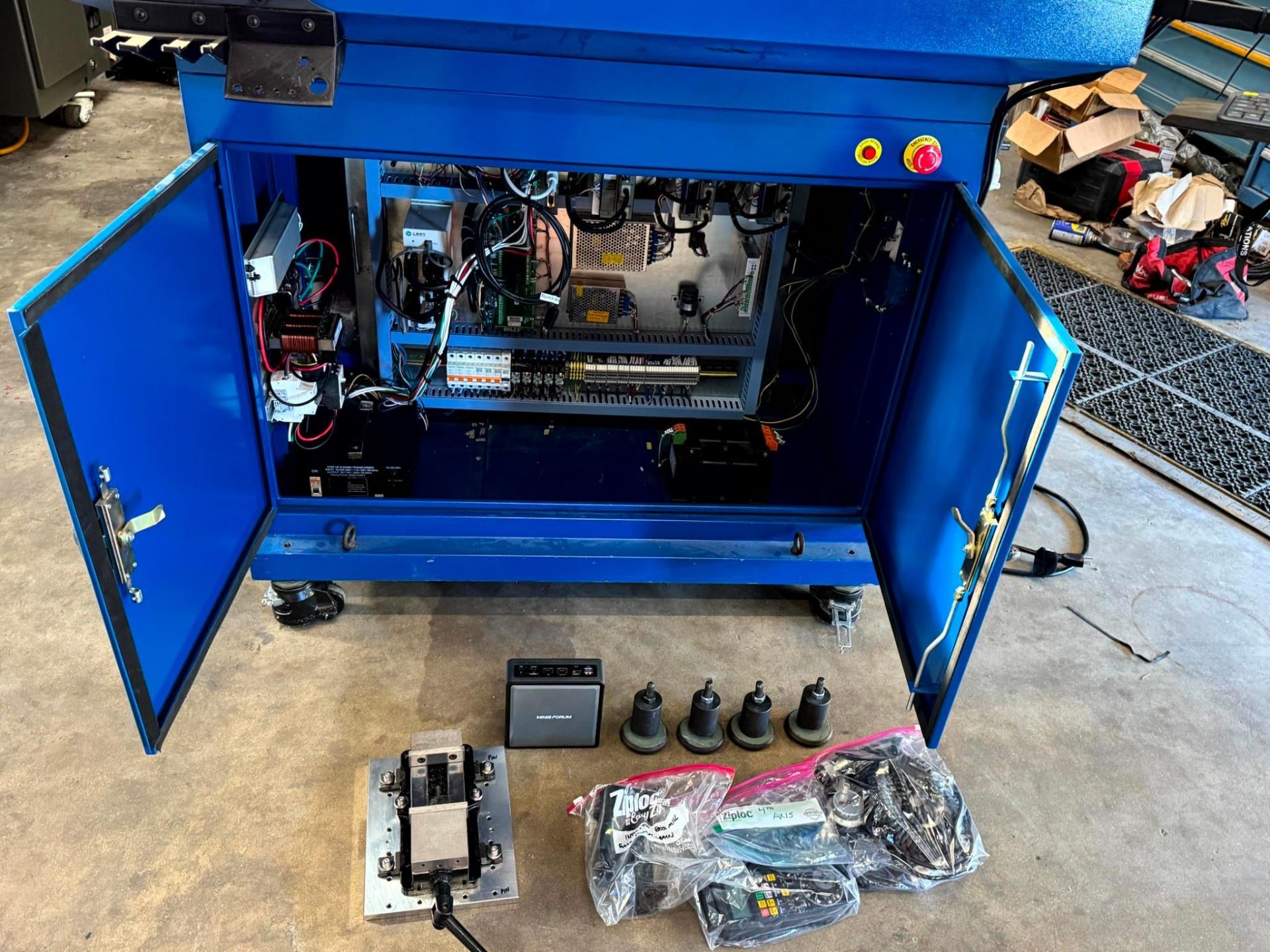 INTELITEK PROMILL 8000 CNC MACHINING CENTER, 4TH AXIS, VISE & TOOLING ...