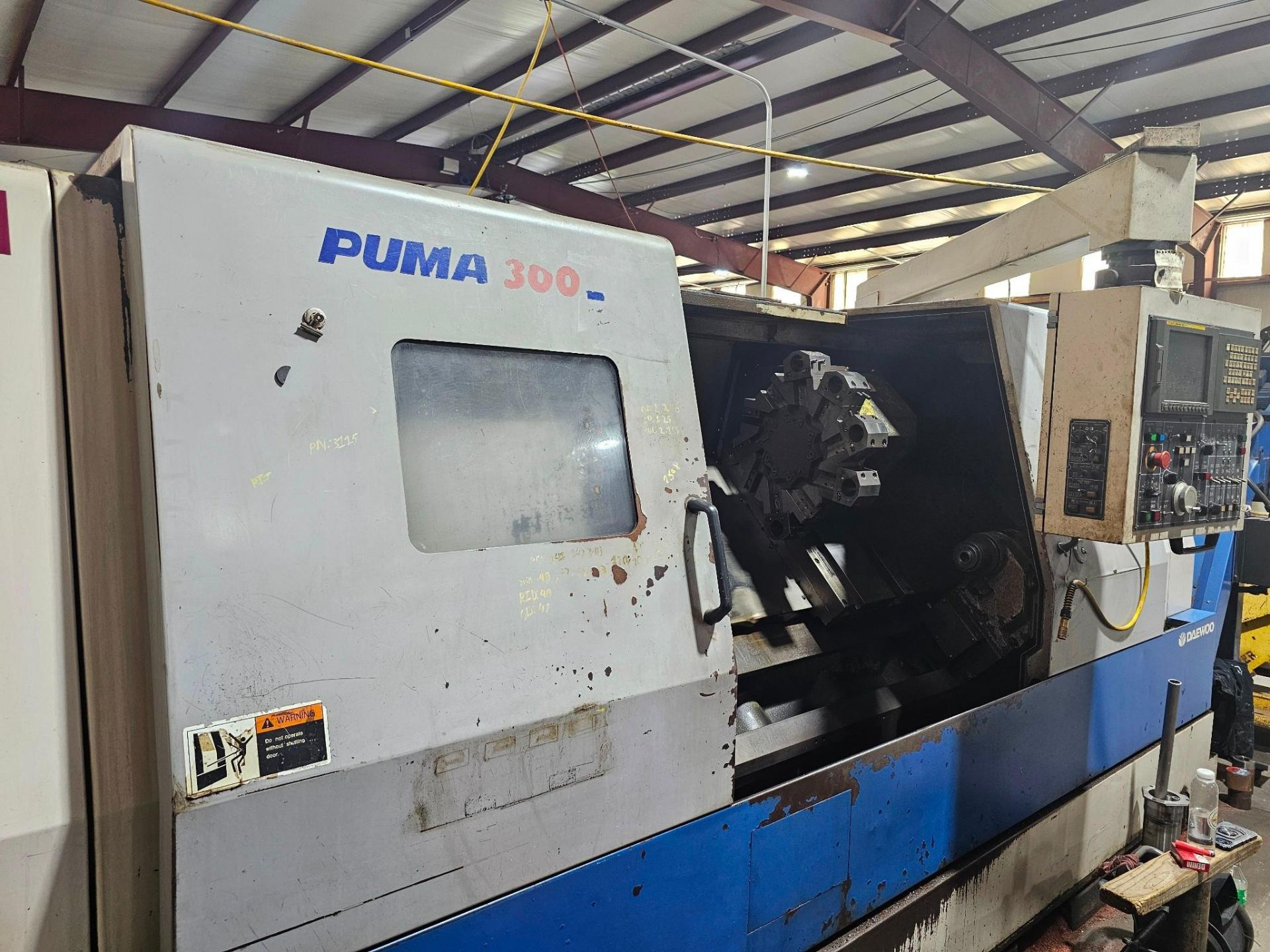 2001 DAEWOO PUMA 300LC CNC LATHE (SNP25L0310) (SN)P25L0310 MAX SWING ...