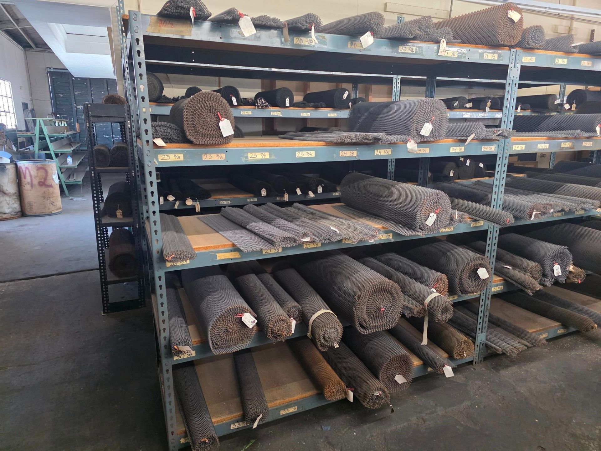(2) 5-TIER STORAGE RACKS- SIZE: 72 1/2"LX24 1/2"DX72"H RACKS MUST BE ...