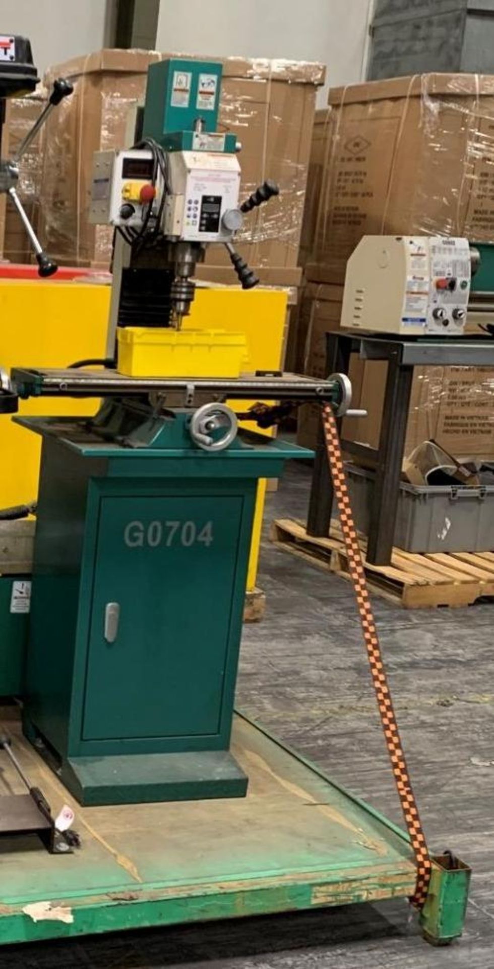 GRIZZLY G0704 7"X27" 1HP MILL/ DRILL WITH STAND Item Location ...