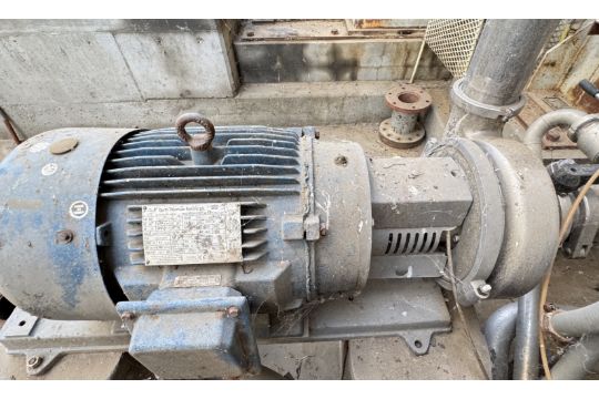 Coker /AMPCO Flash Tank Circulation Centrifugal Pump + PD Pump, model ...