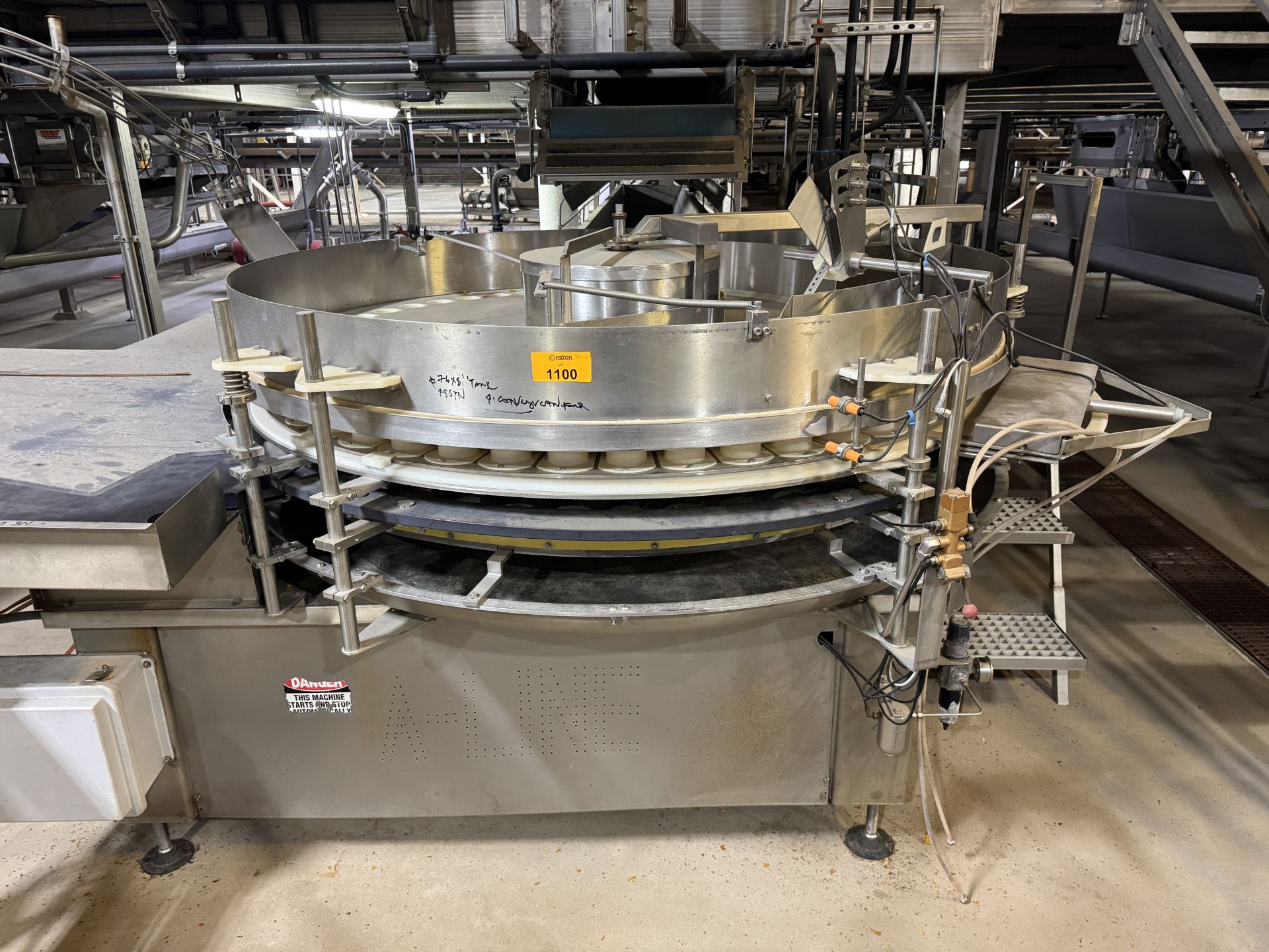 Zacmi Rotary Pocket Filler (Line -A), 300x407 can, model Type-0233, 48 ...