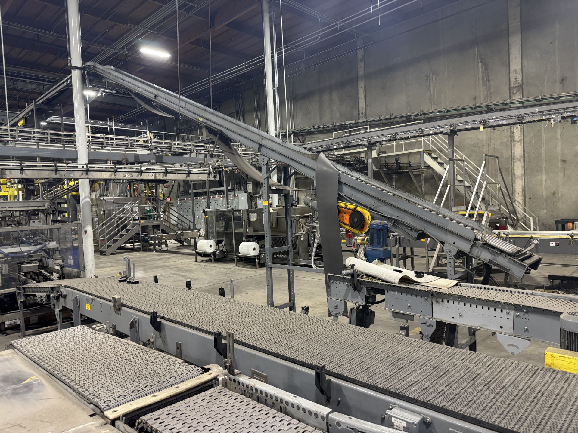 Mathews - Automation Full Case Conveyor System Throughout Label ...