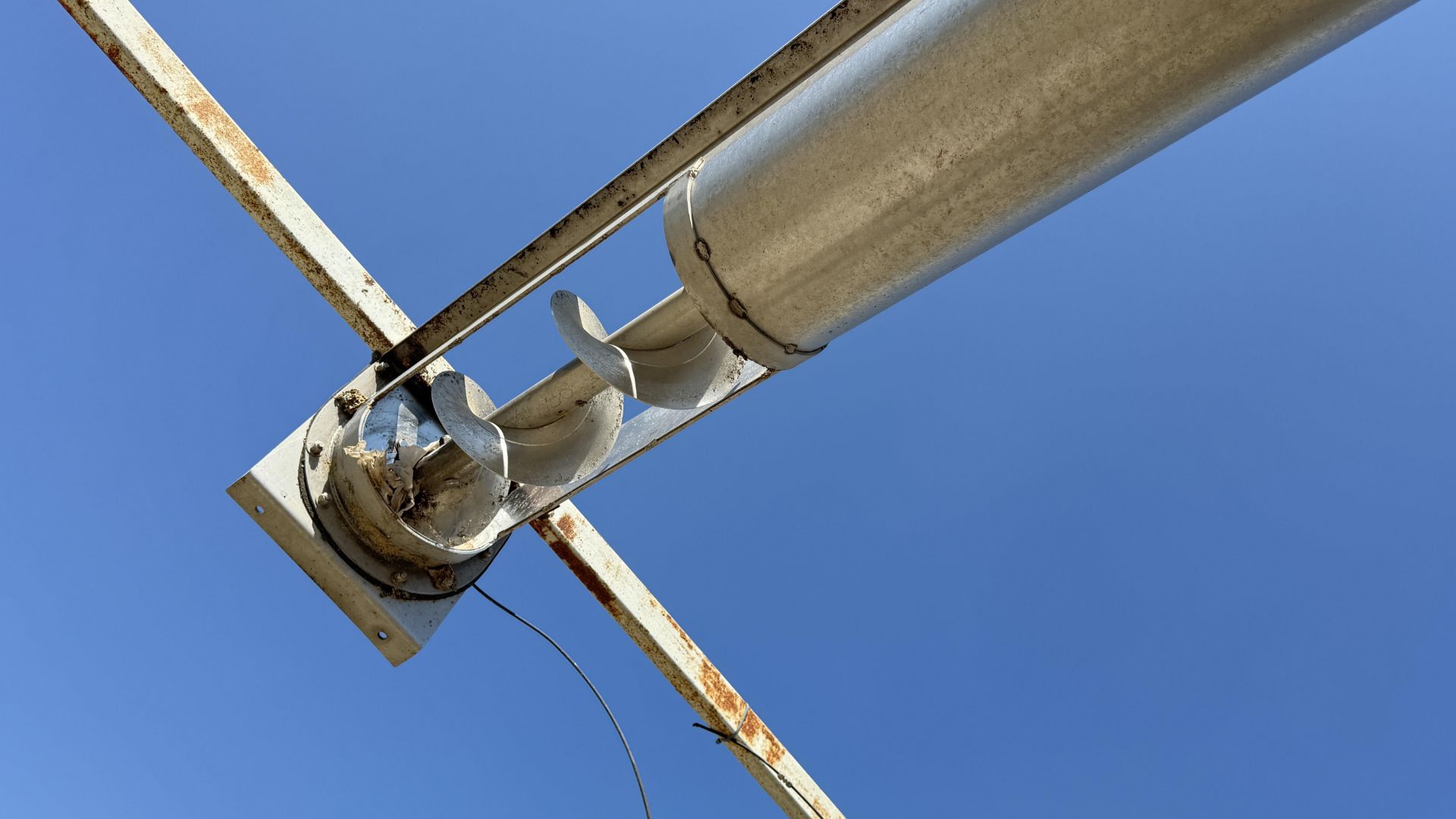 Screw Waste Discharge Conveyor, Stainless, approx 10-1/2" diameter ...