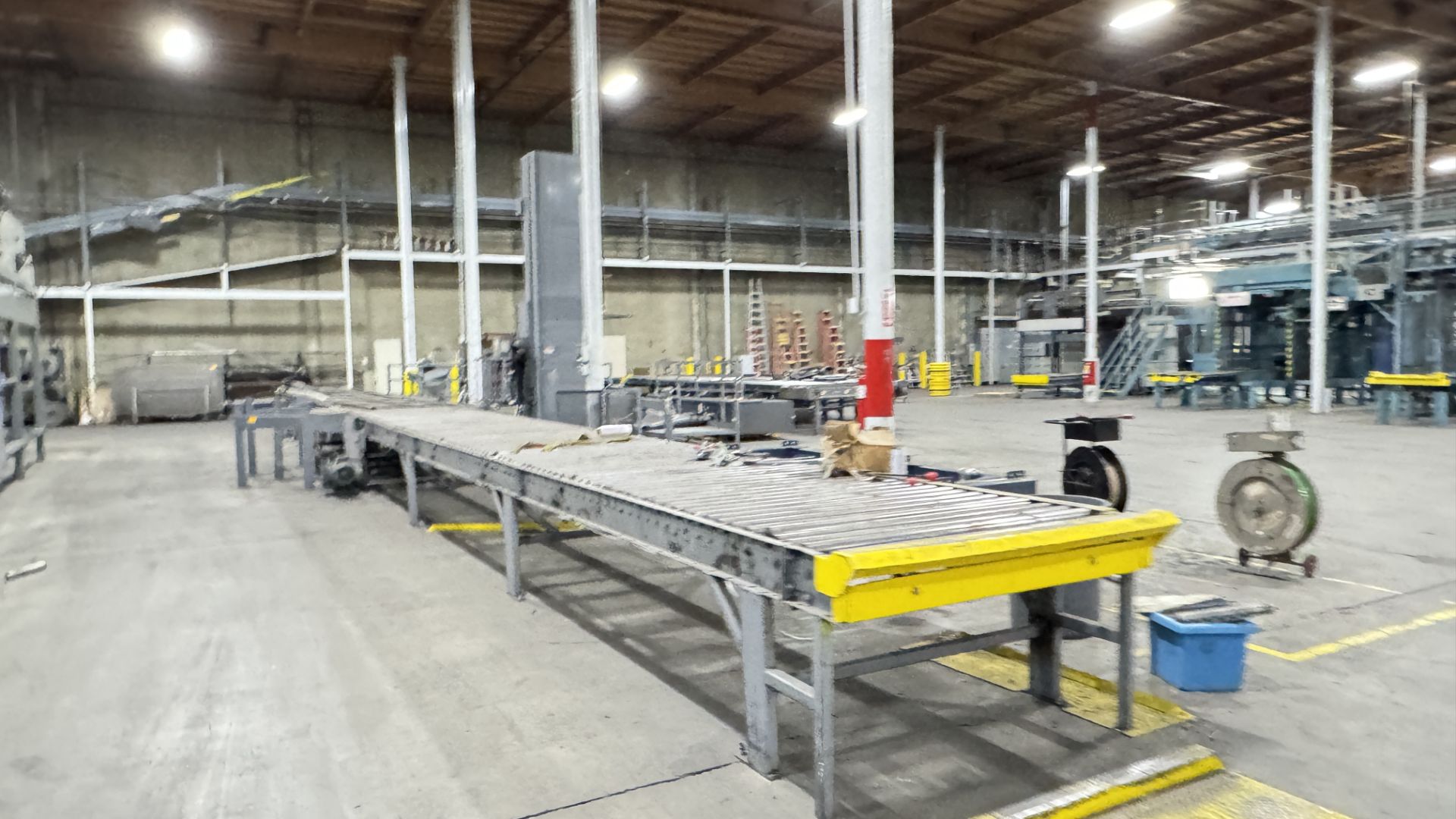 Lantech Automatic Pallet Wrapper, Partly disassembled, with appro 6'dia ...