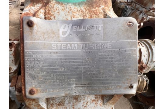 Elliott model DYRT steam turbine.