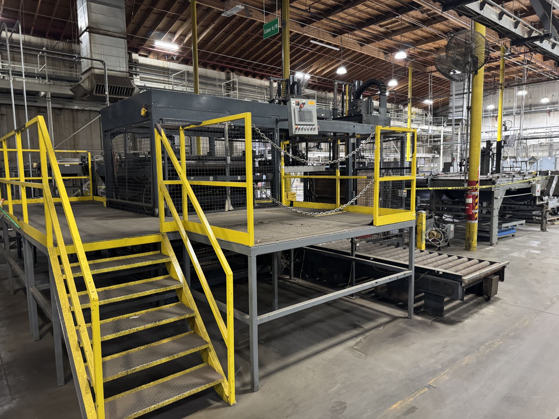Whallon Brite Stack Palletizer/Depalletizer - Line 6/8, model PD180F, s ...