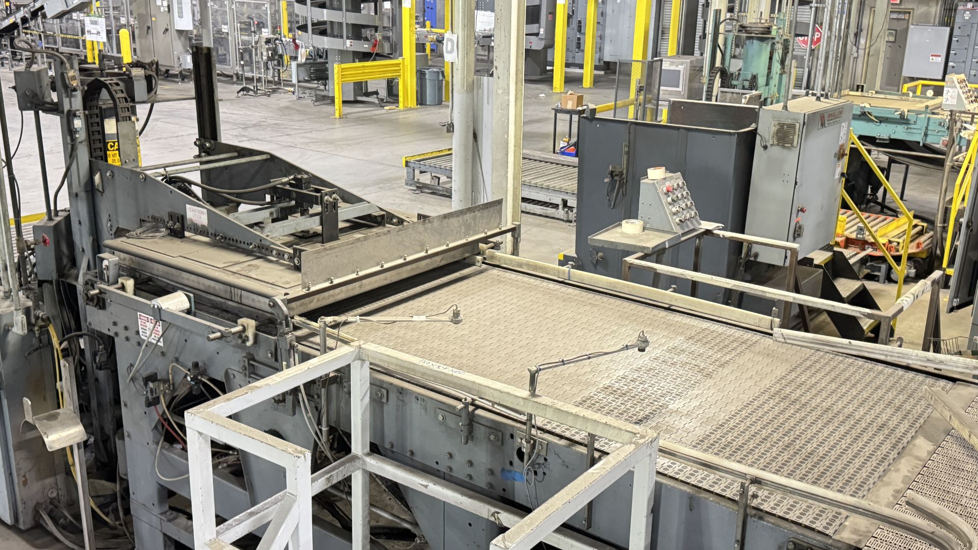 Whallon Brite Depalletizer - Line C, Magnetic head pick up, up to 3 to ...