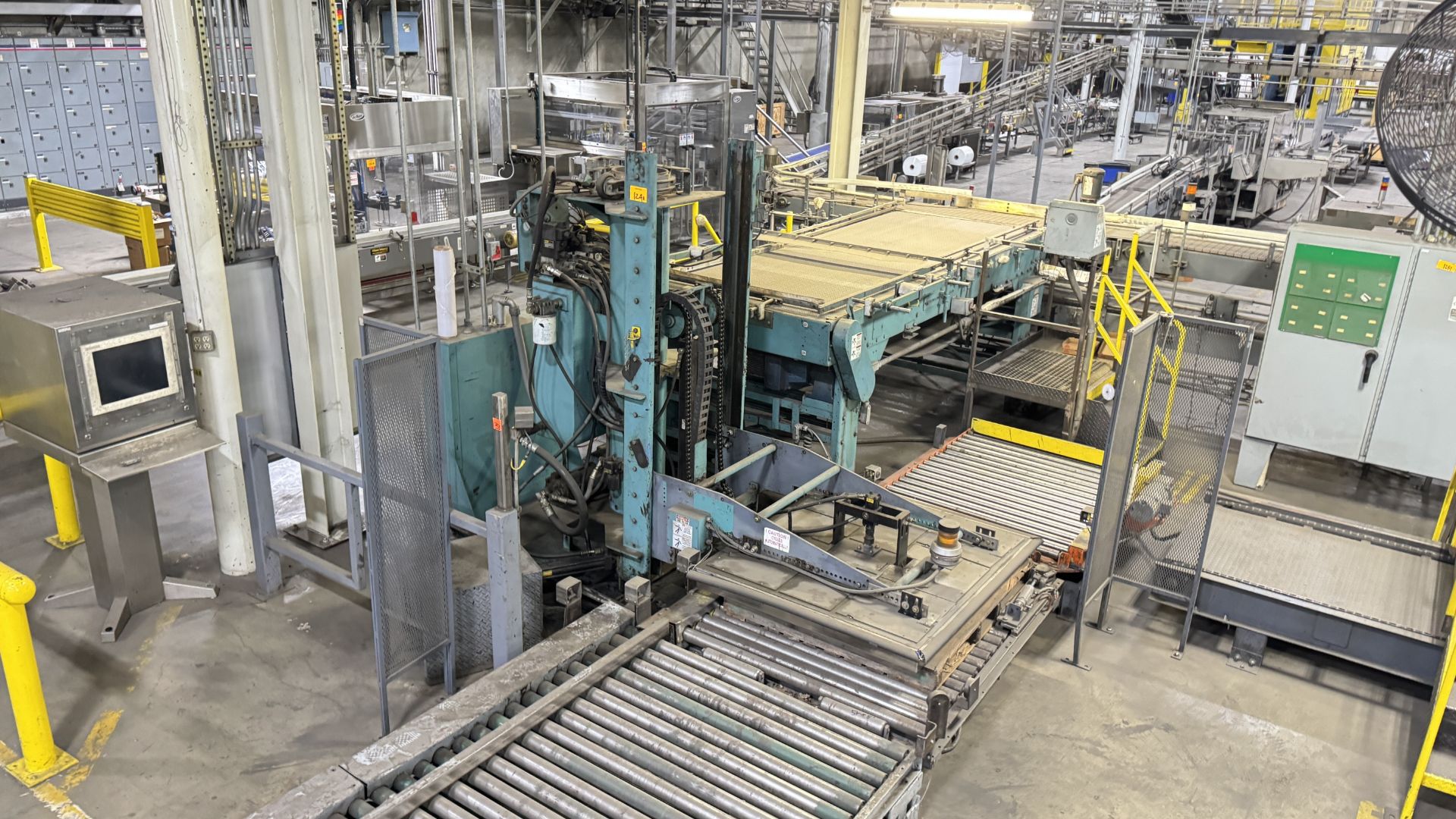 Whallon Brite Depalletizer - Line D, Magnetic head pick up, up to 3 to ...