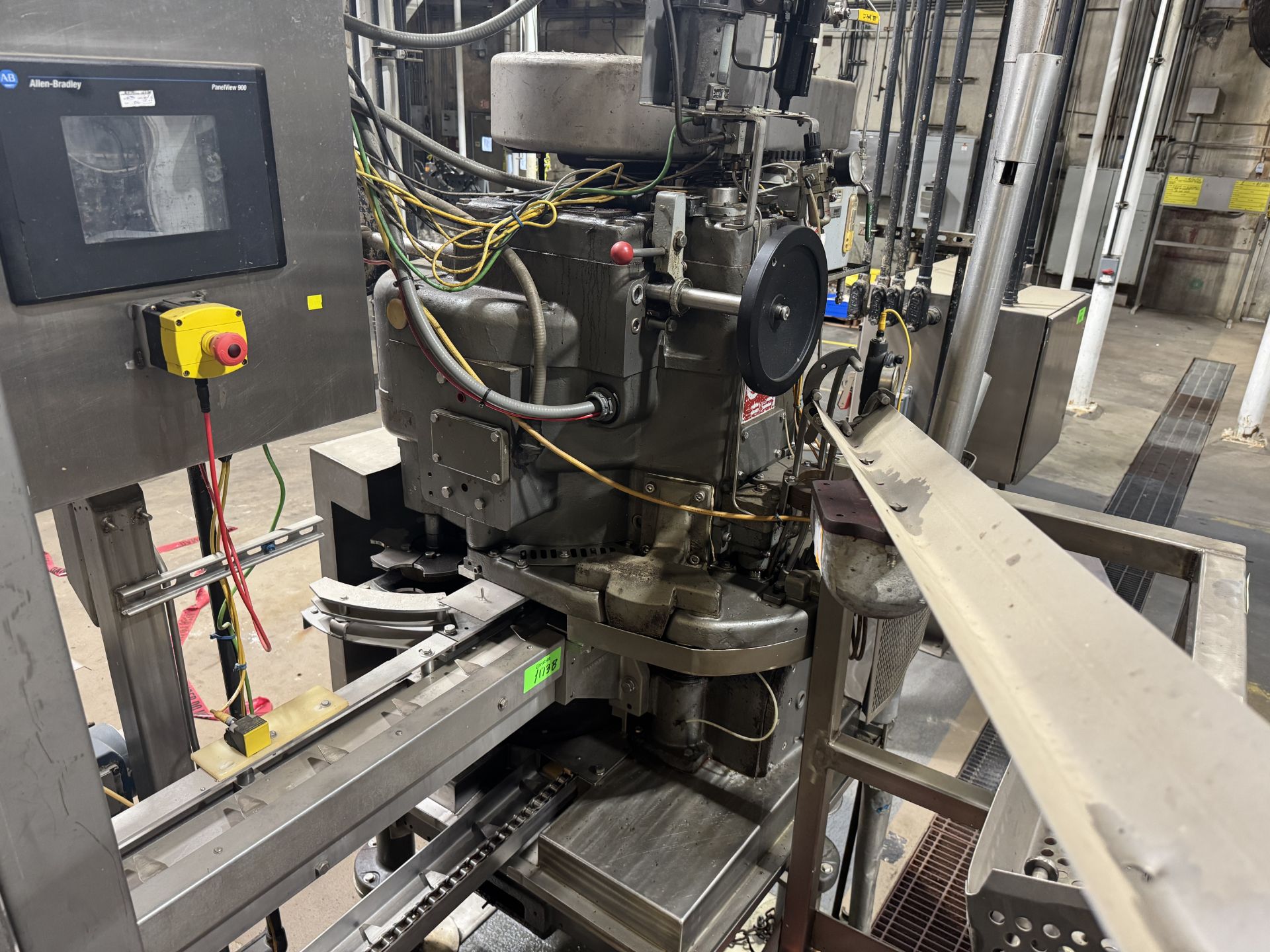Angelus Can Seamer, model 61H, 300x407 can, turret steam flow, 6- head ...