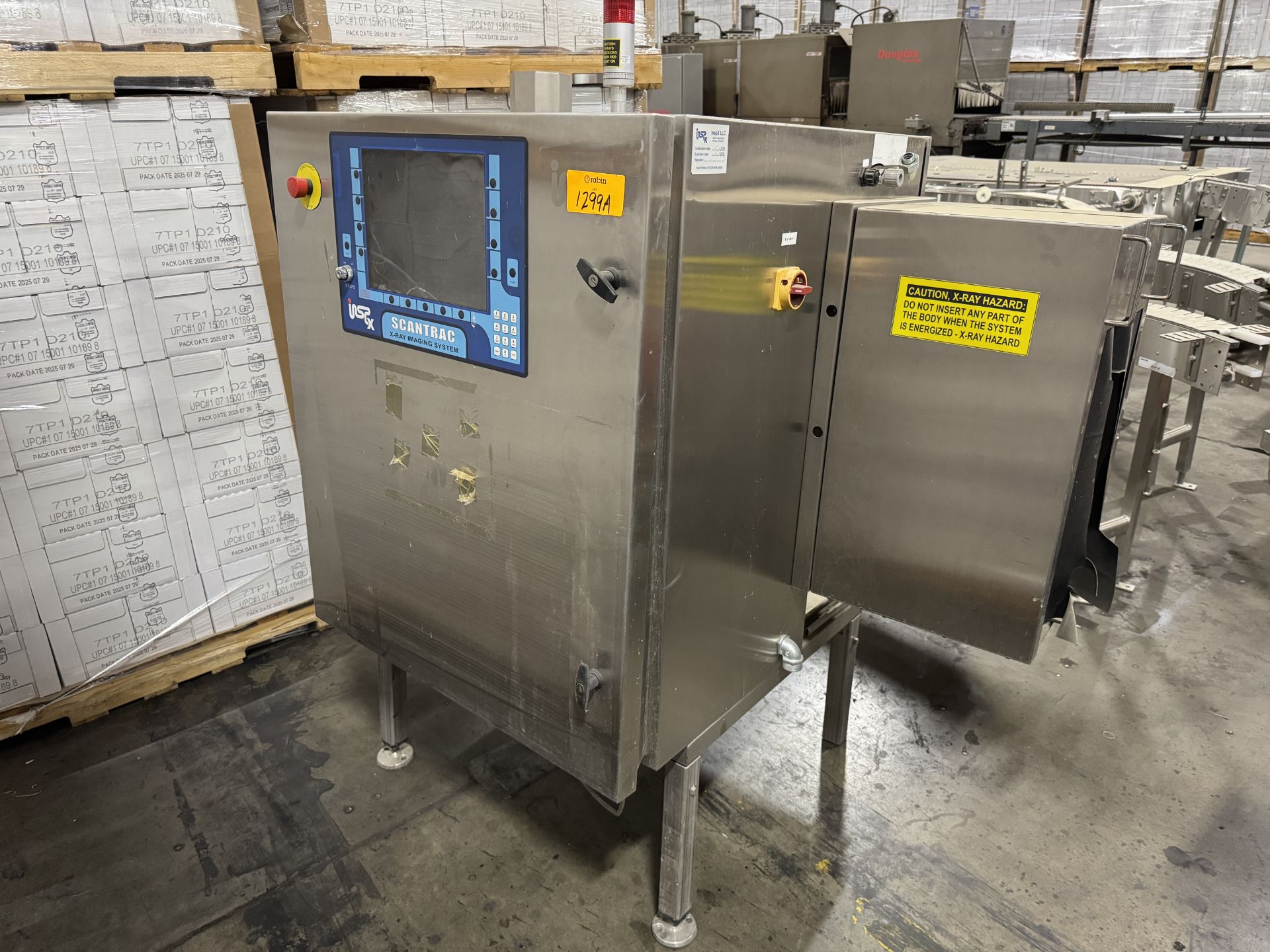 Scantrac X-Ray Imaging Systems [Lot] of (2) with 3" x 9' long through ...