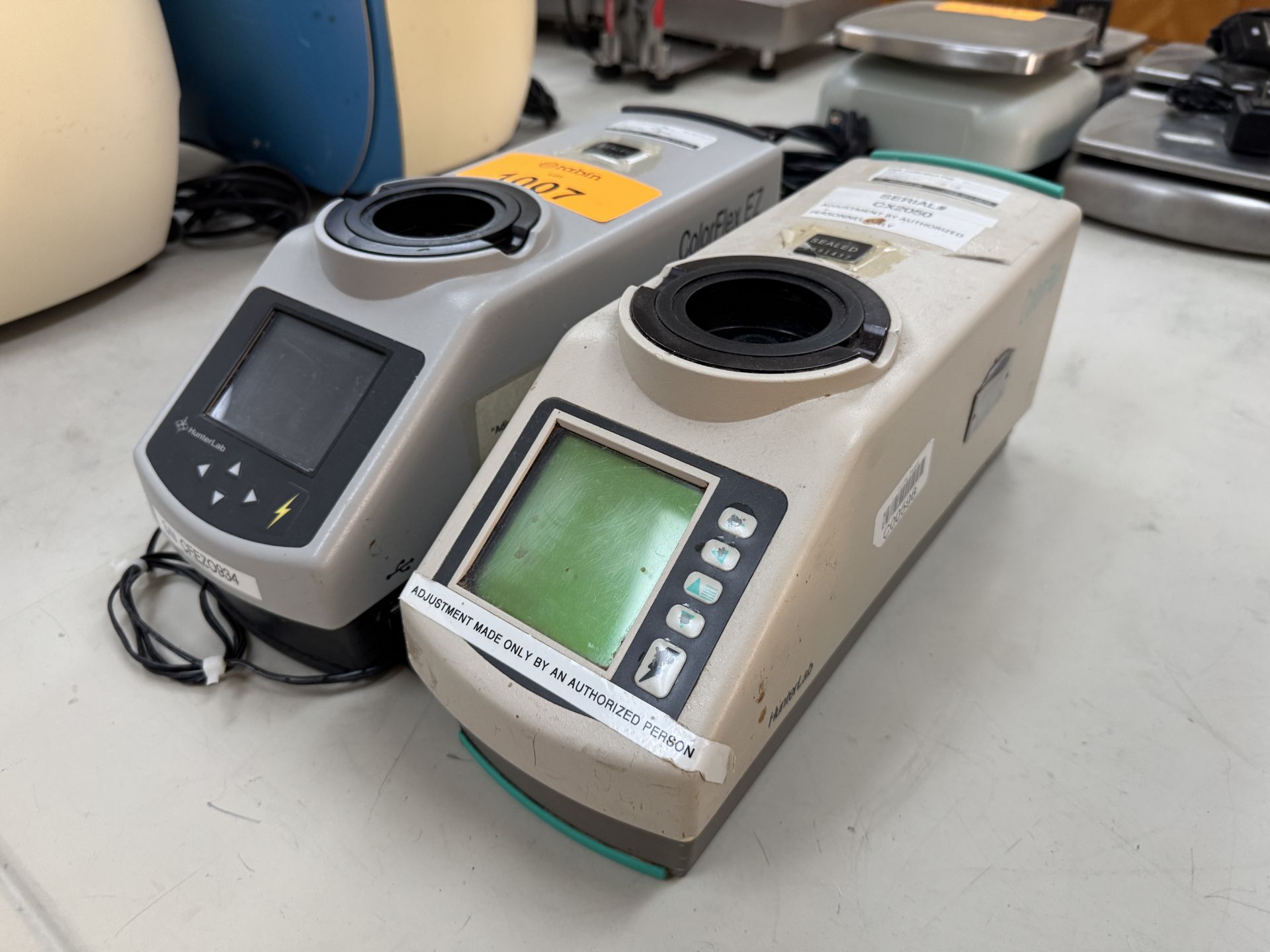 Color Spectrophotometers [Lot] of (2) Hunter Lab-ColorFlez EZ-45/0, and ...