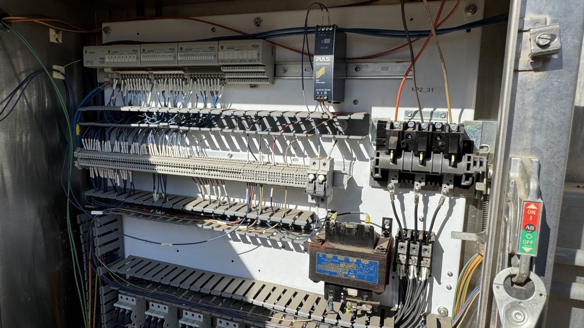 Drive Control Panel, Stainless, single door with (7) AB 5hp, Powerflex ...