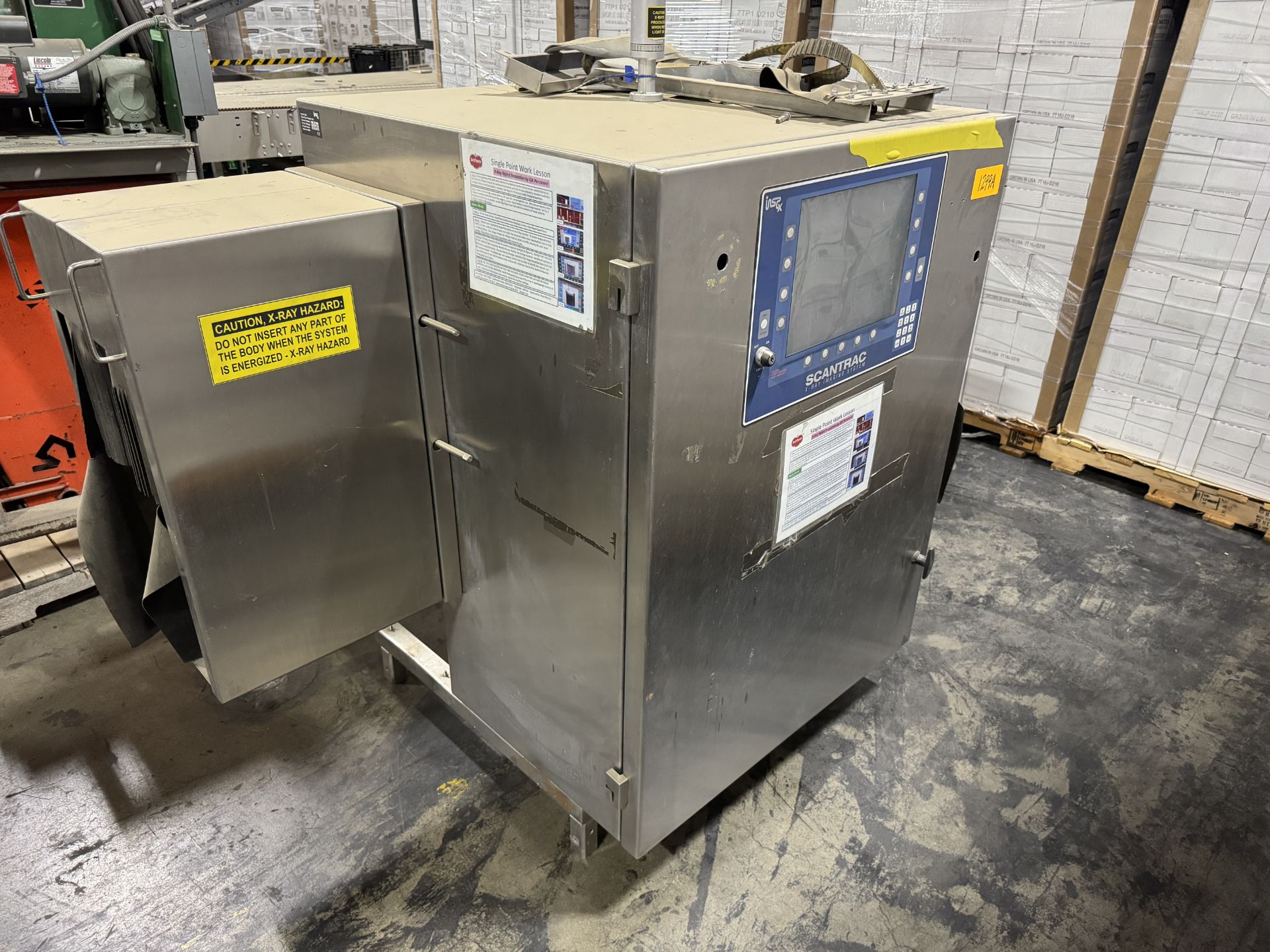 Scantrac X-Ray Imaging Systems [Lot] of (2) with 3" x 9' long through ...