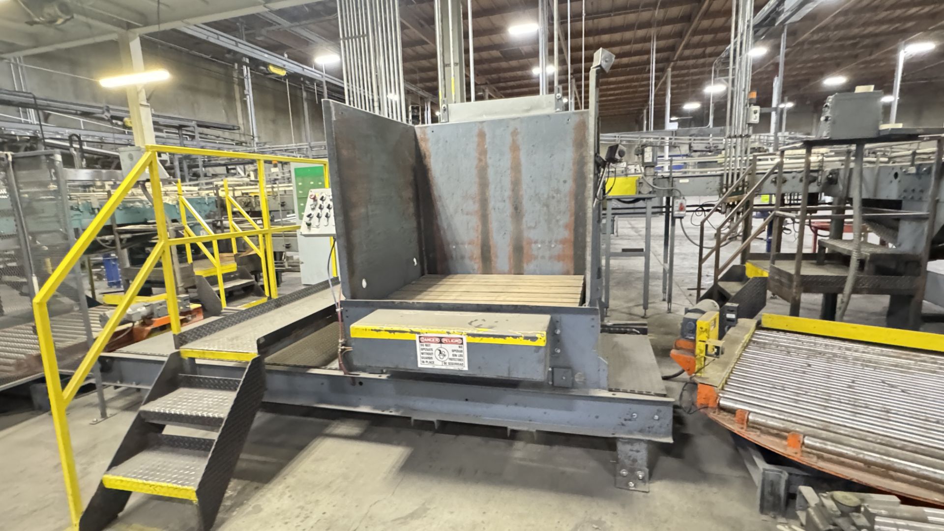 Whallon Brite Depalletizer - Line C, Magnetic head pick up, up to 3 to ...