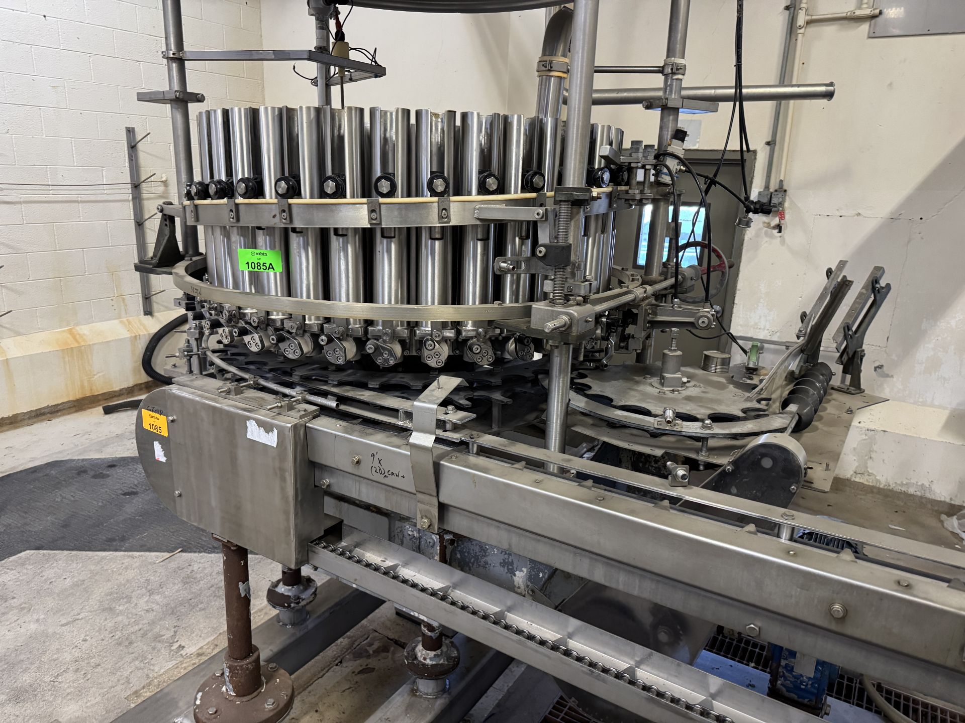 Consolidated Pfaudler Rotary Piston Filler set for 300x407 can, 2.75 ...