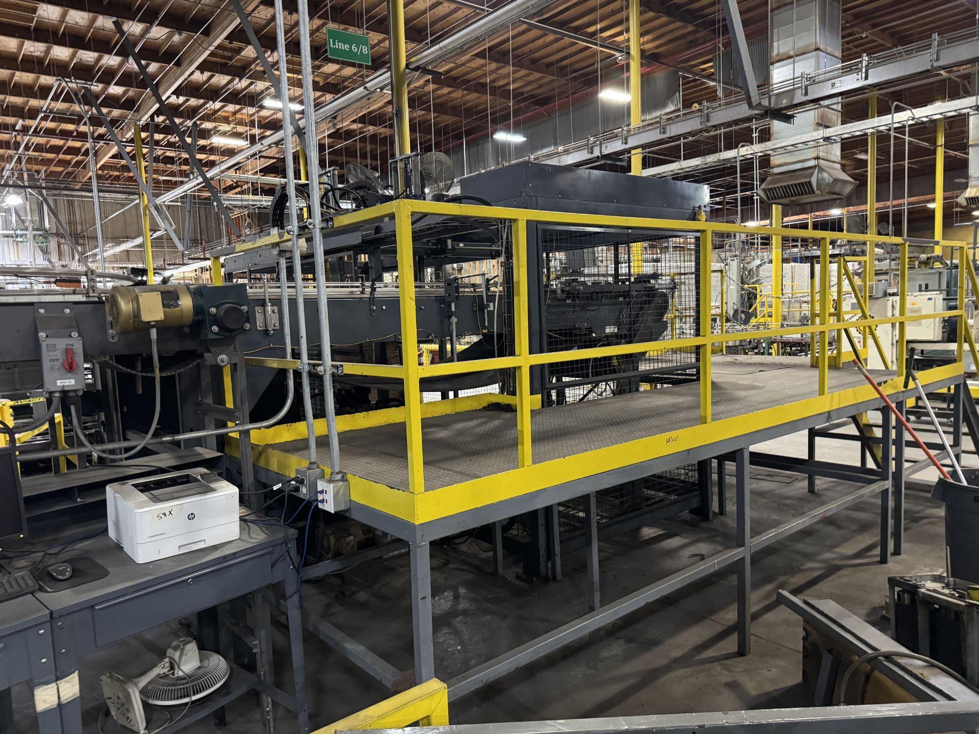 Whallon Brite Stack Palletizer/Depalletizer - Line 6/8, model PD180F, s ...