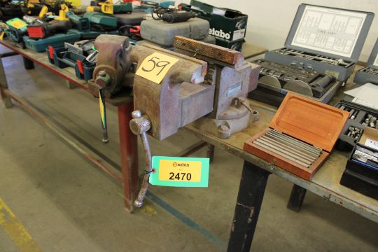 Machine Shop Table, approx. 6'3"lx3'w stainless steel table w/ back ...