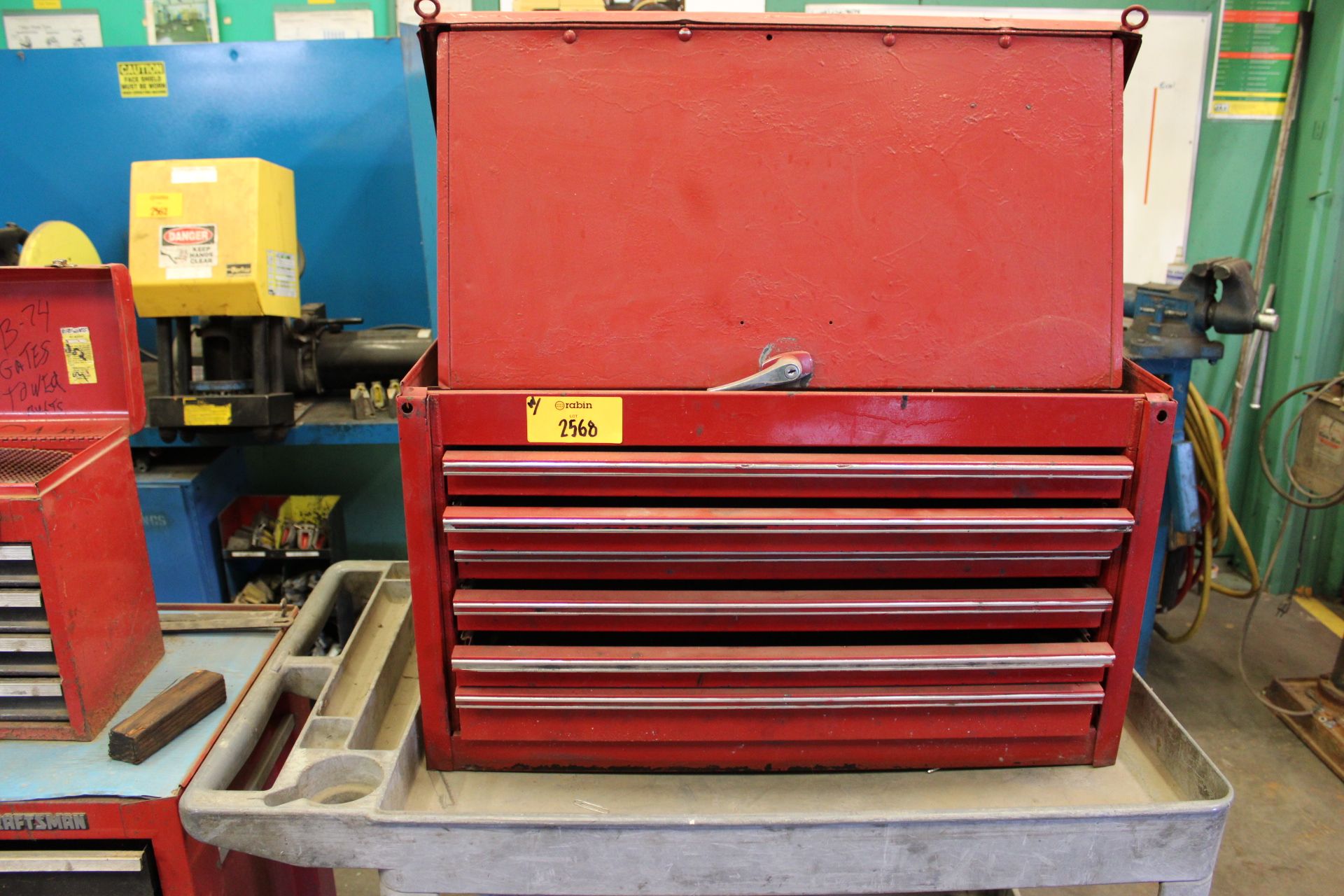 [Lot] Assorted tool boxes including (1) 8 drawer, (1) 13 drawer, (1 ...